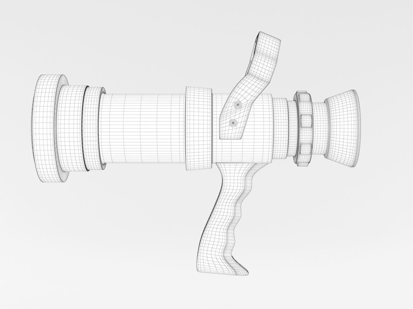 Fire Hose Nozzle 3D model | CGTrader