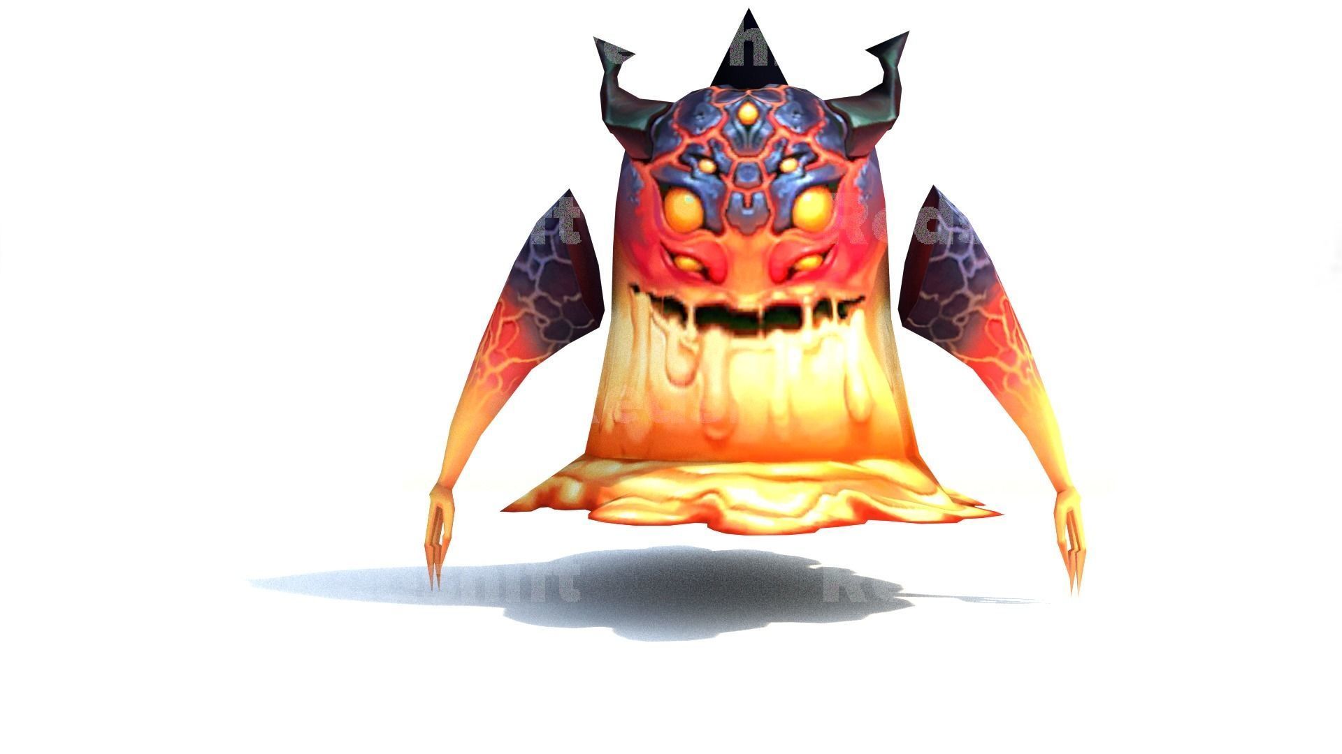Magma monster monster magma 3D model | CGTrader