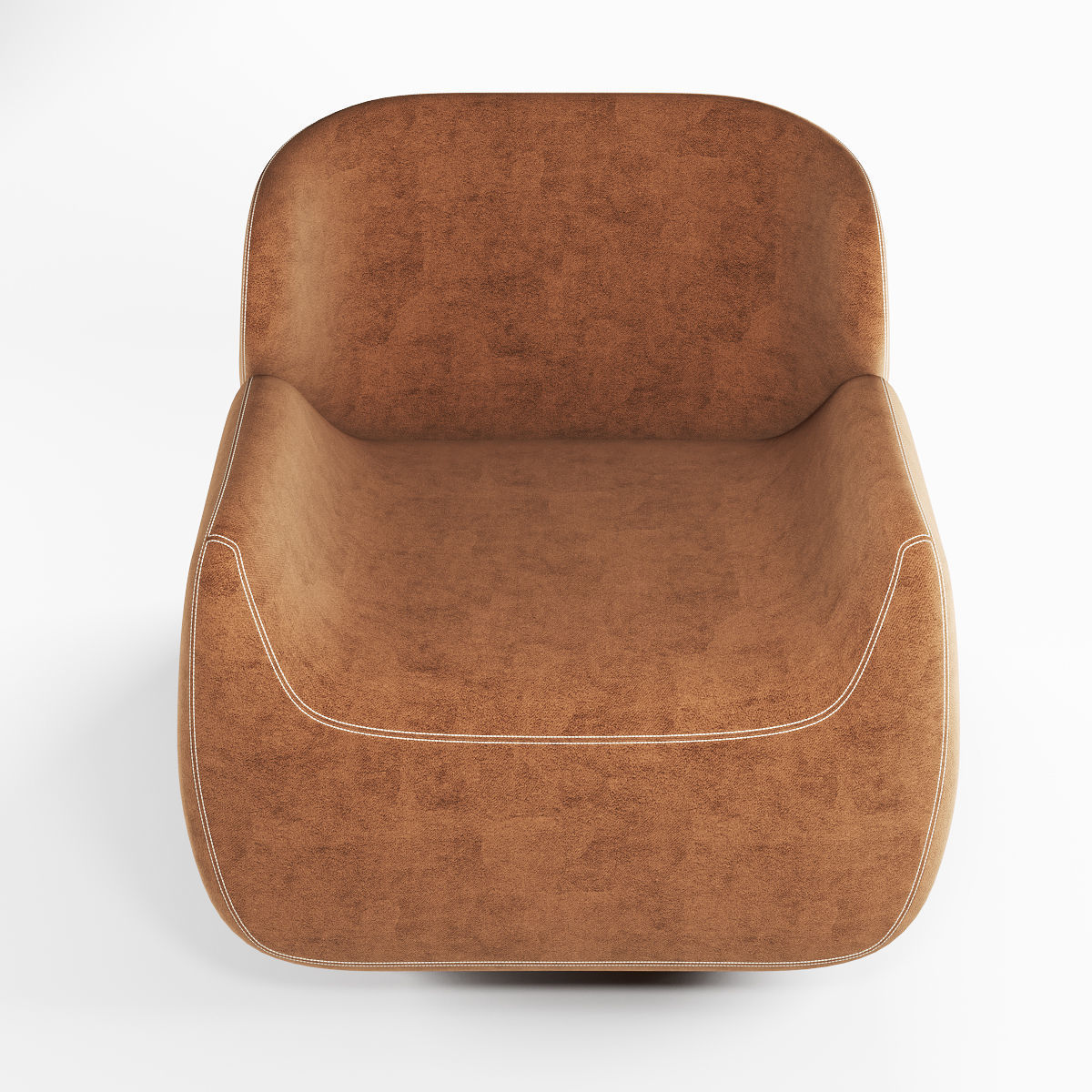 Aladdin modern lounge chair leather 3D model | CGTrader