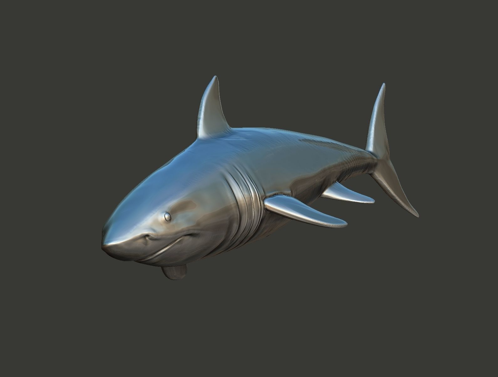 Shark 3D model 3D printable | CGTrader