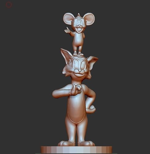 Tom and Jerry 3D model 3D printable | CGTrader