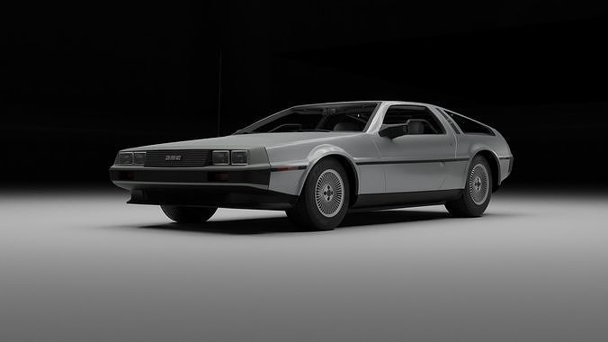 3D model Delorean Dar Time Machine model VR / AR / low-poly | CGTrader