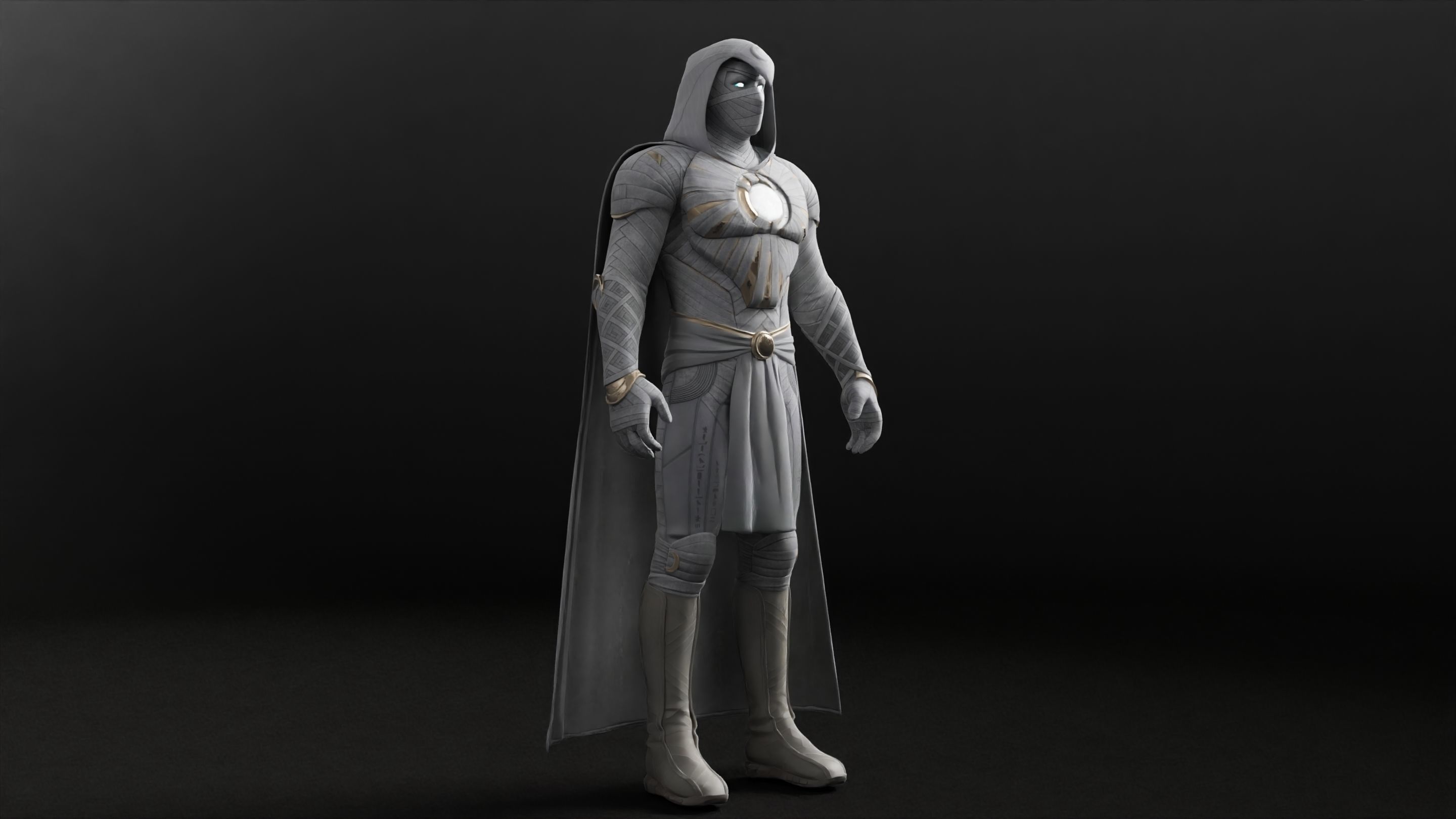 3D model Moon Knight IK RIGGED VR / AR / low-poly | CGTrader