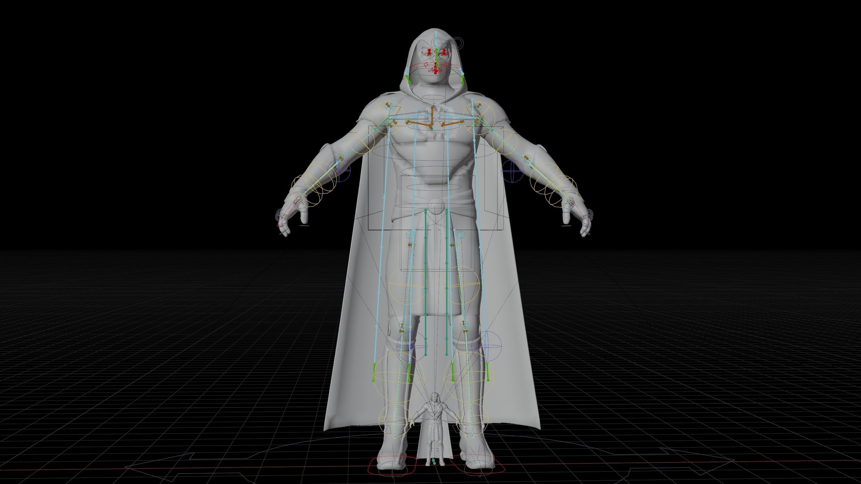 3D model Moon Knight IK RIGGED VR / AR / low-poly | CGTrader