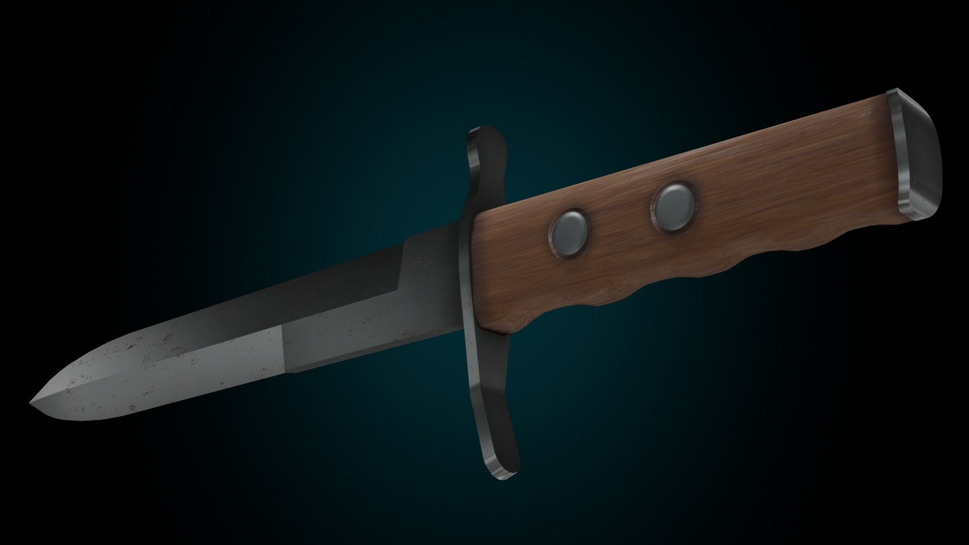 3D model MVSN knife VR / AR / low-poly | CGTrader