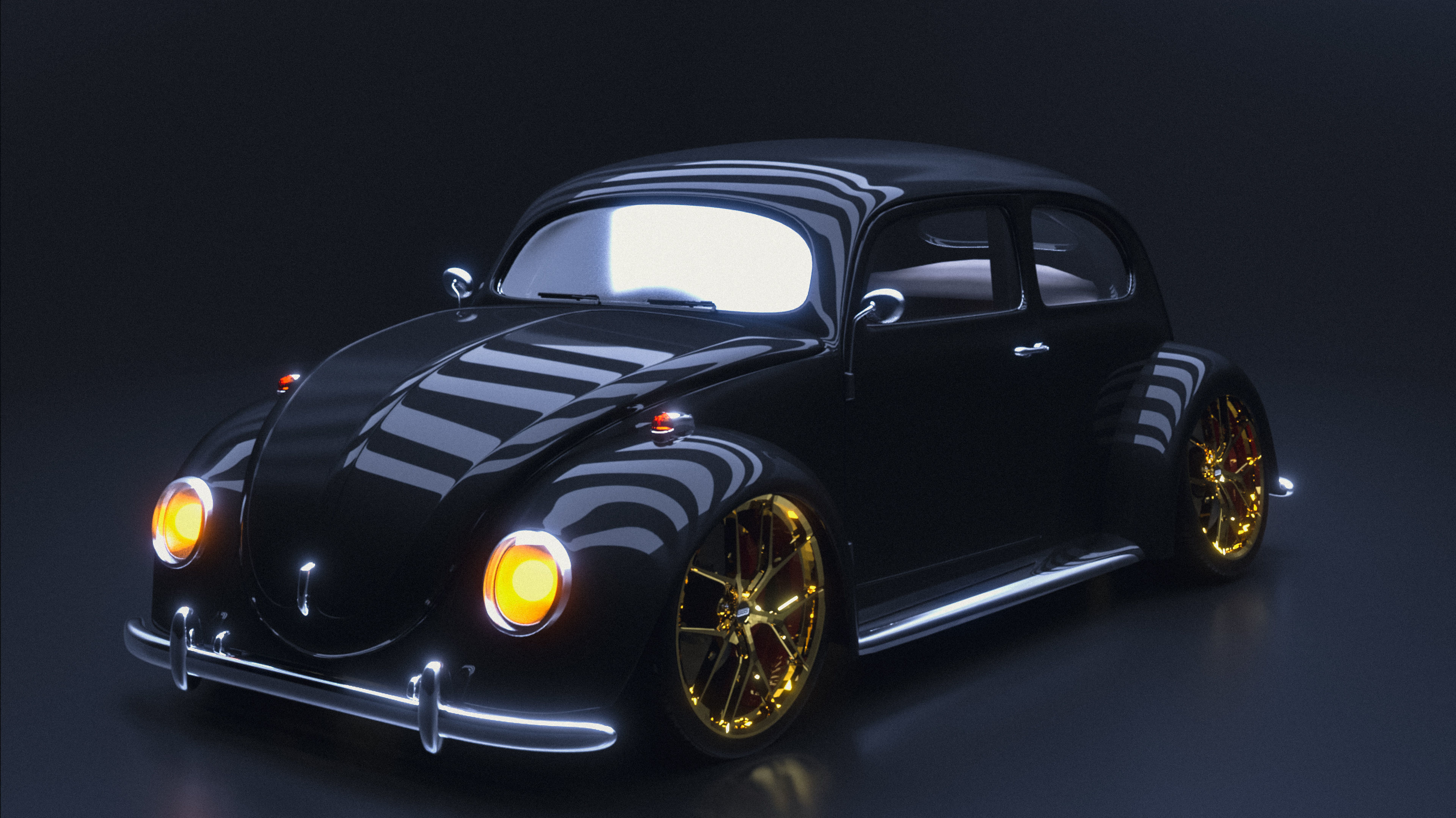 3D model Volkswagen Beetle VR / AR / low-poly | CGTrader
