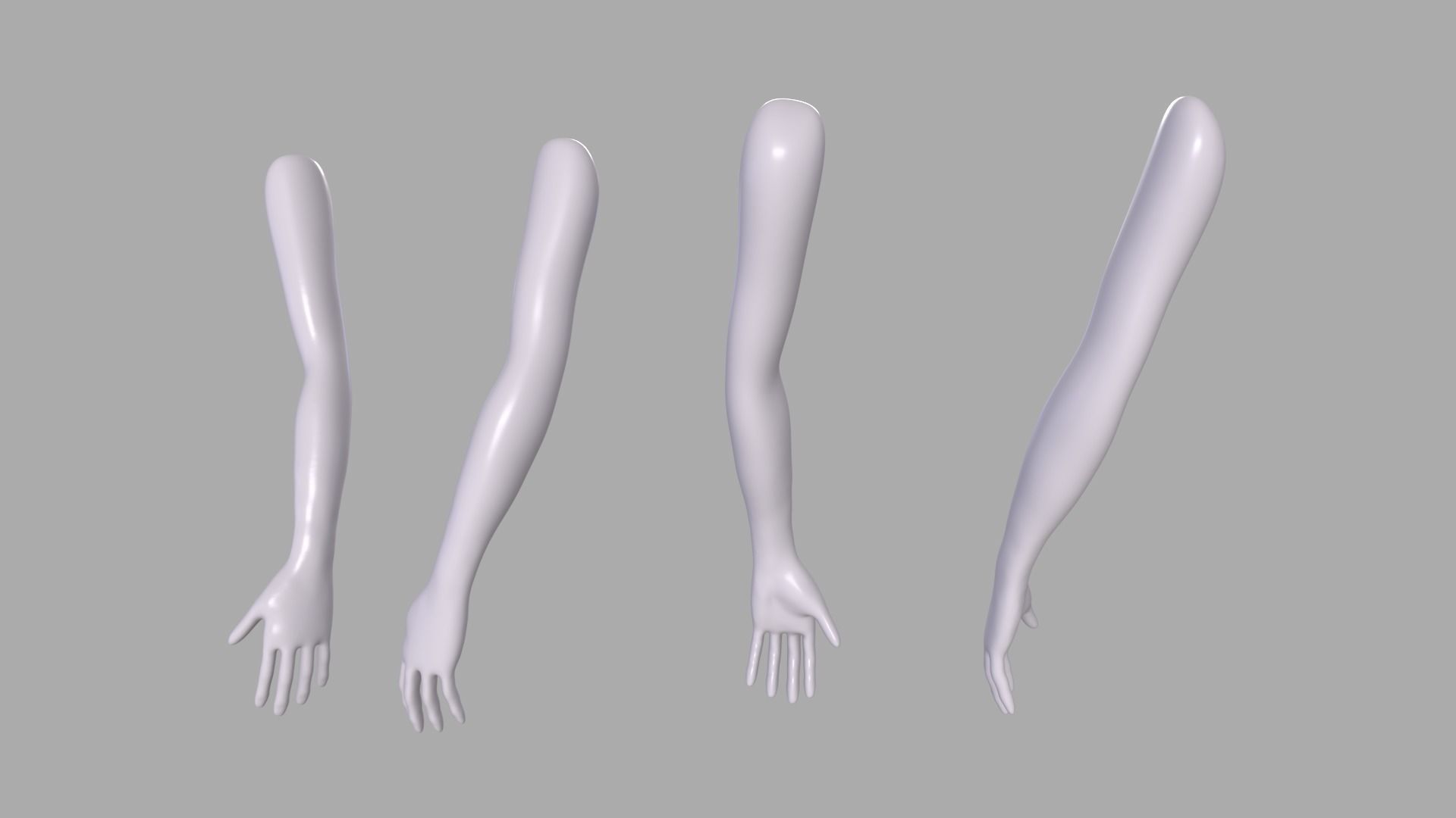 Female Arm Base sculpt mesh 3D model | CGTrader
