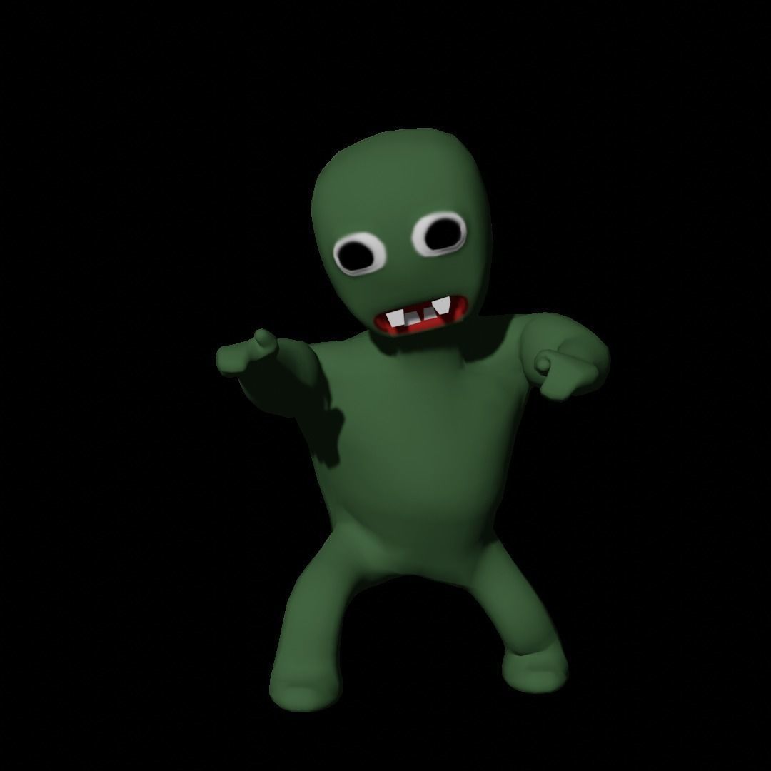 Zombie monster free VR / AR / low-poly 3D model rigged | CGTrader