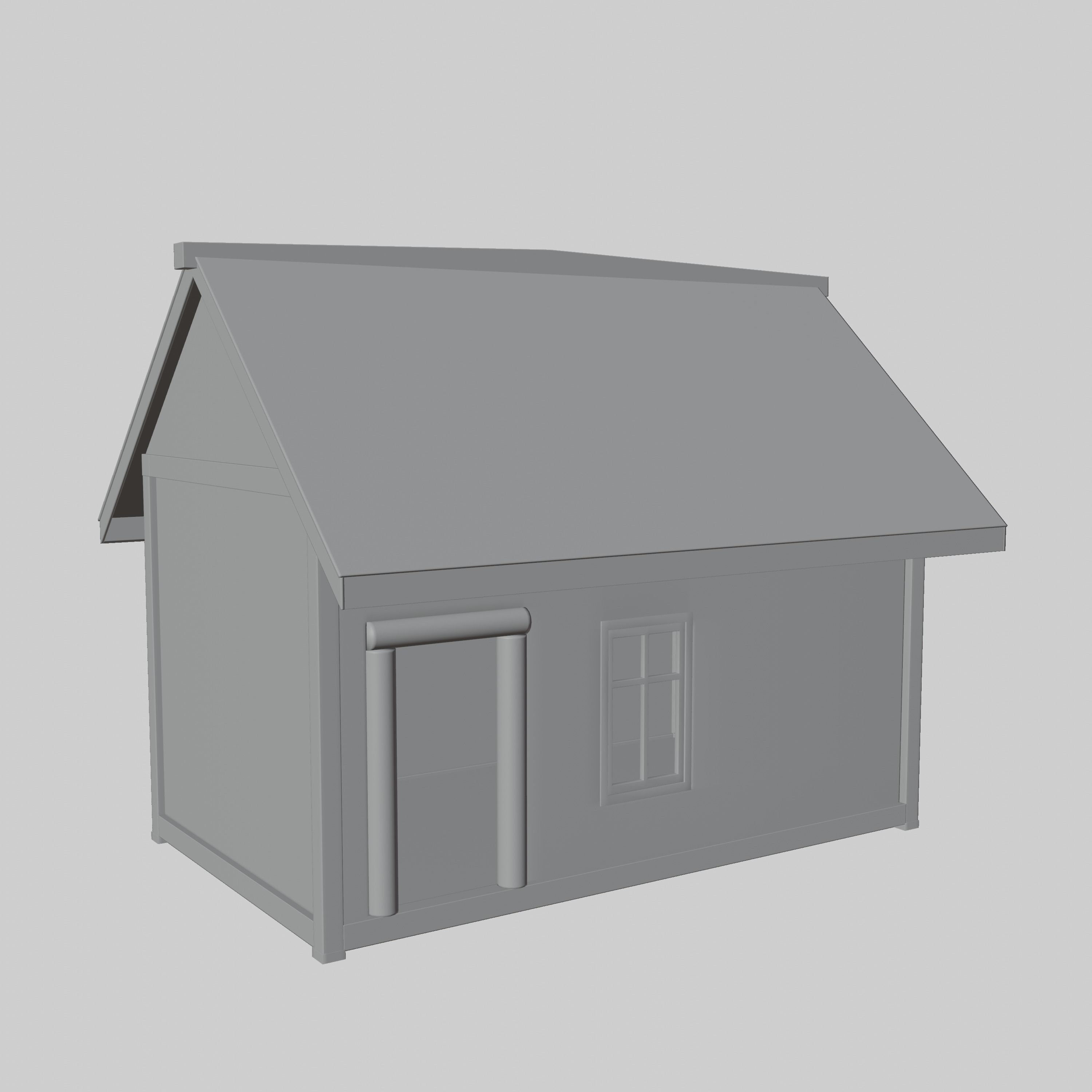 3D model Log cabin VR / AR / low-poly | CGTrader