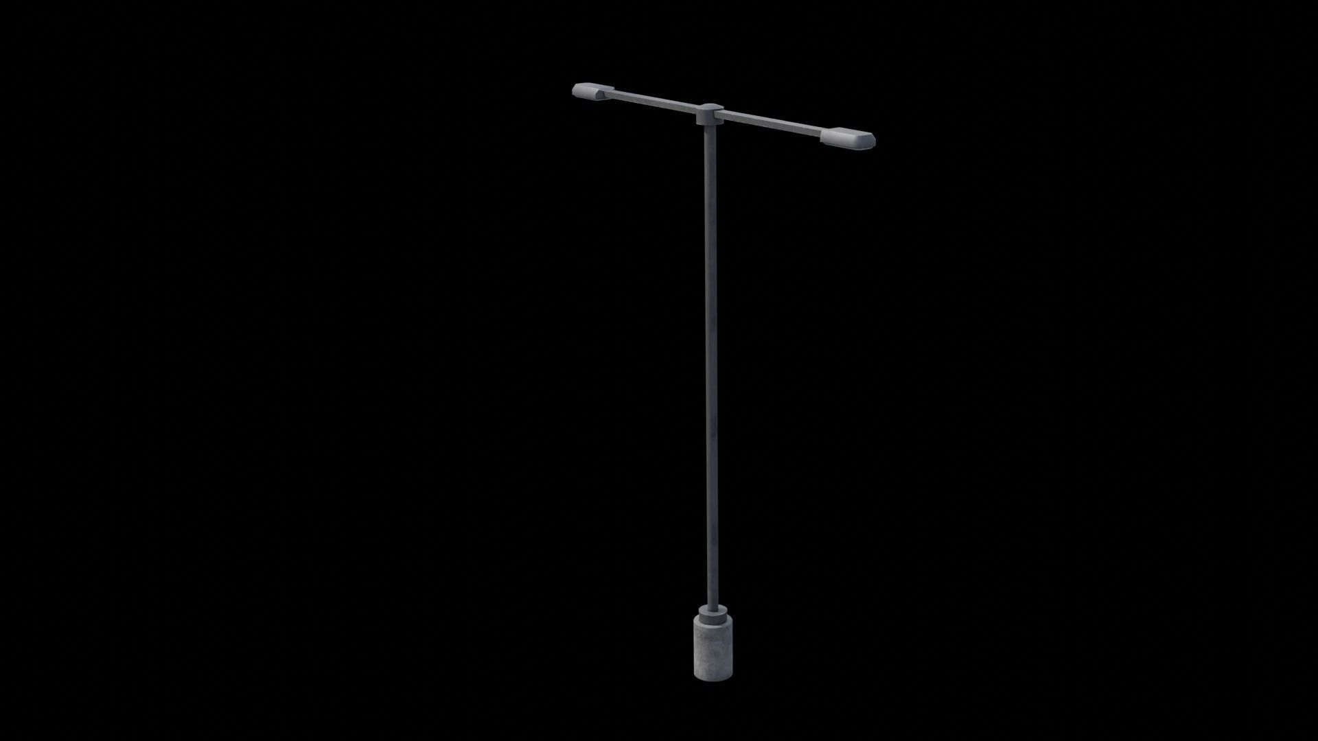 3D model Urban Street Light Pack with 4K Texture Sets VR / AR / low ...