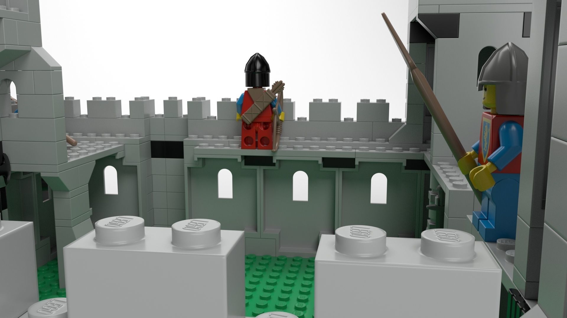 Lego Kings Castle 3D model | CGTrader