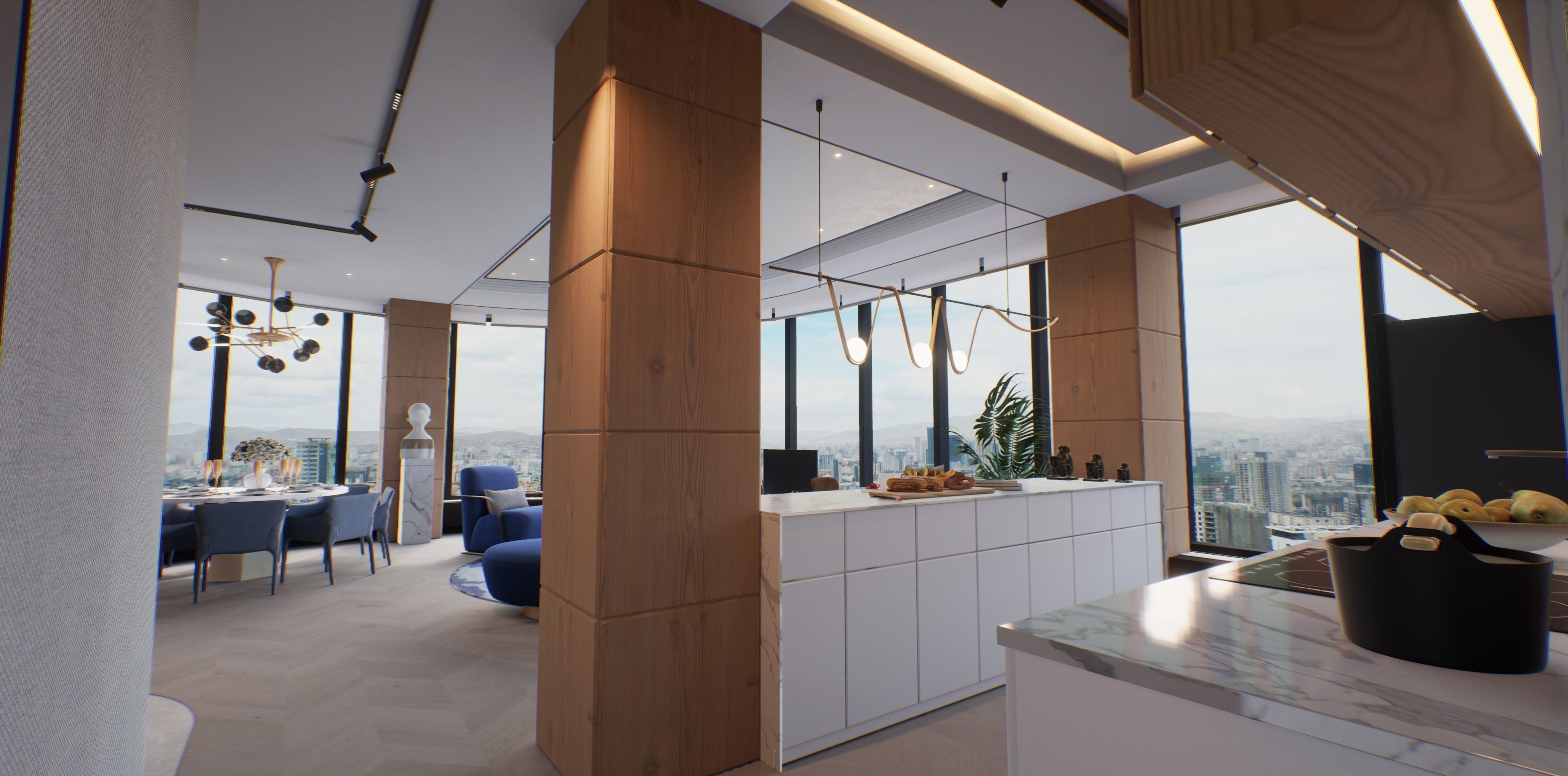 3D model VR Apartment virtual showroom Unreal engine VR / AR / low-poly ...