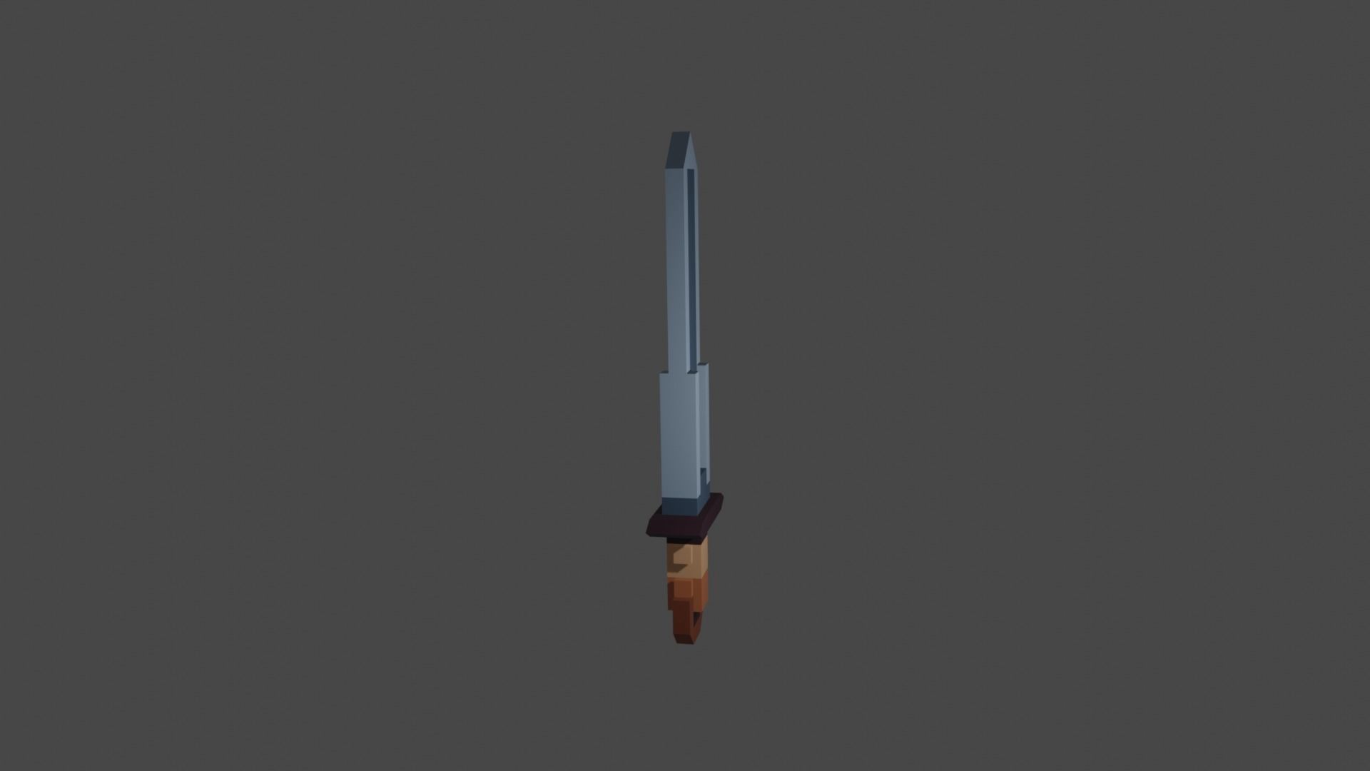 Low Poly Sword C 3D model | CGTrader