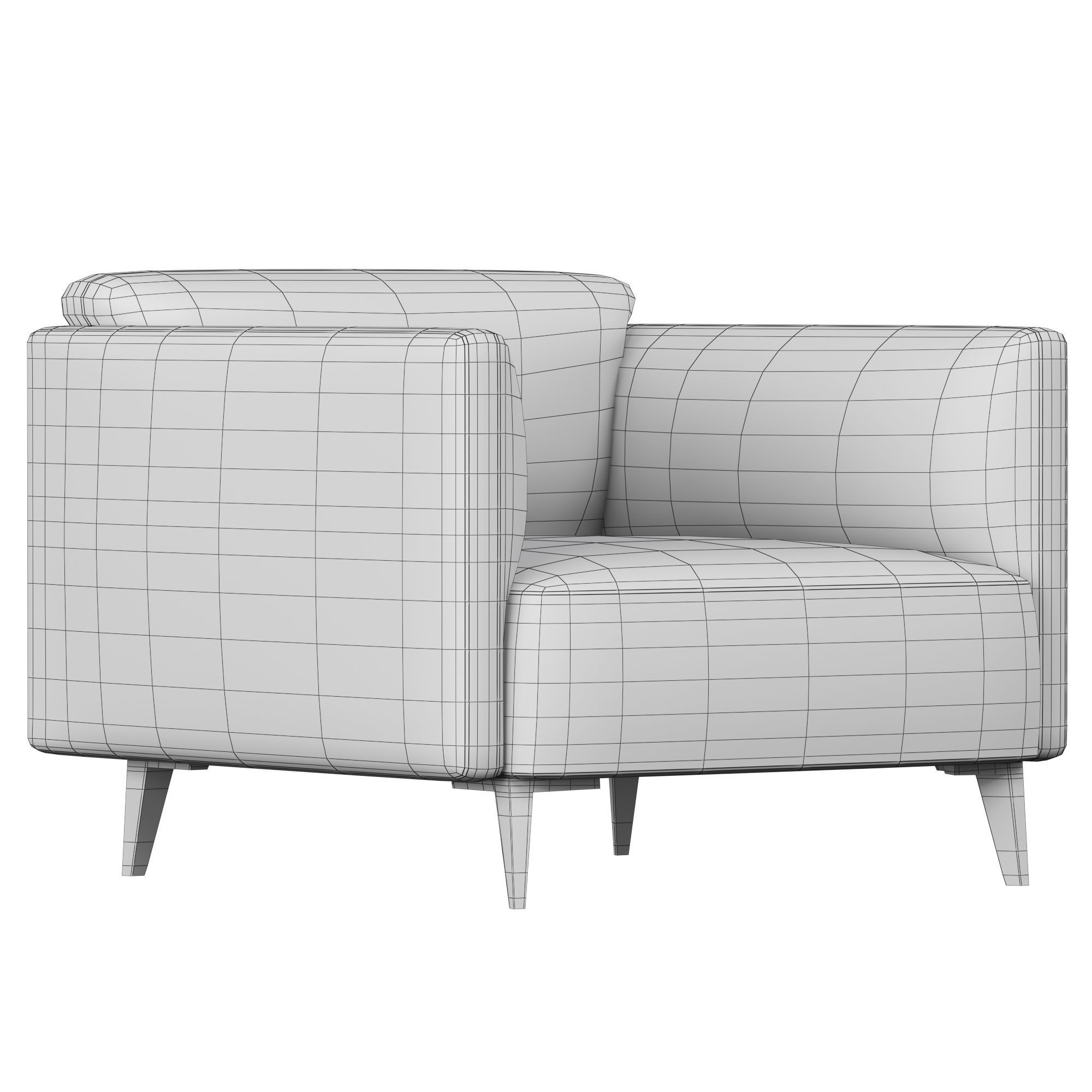 boconcept modena armchair 3D model | CGTrader