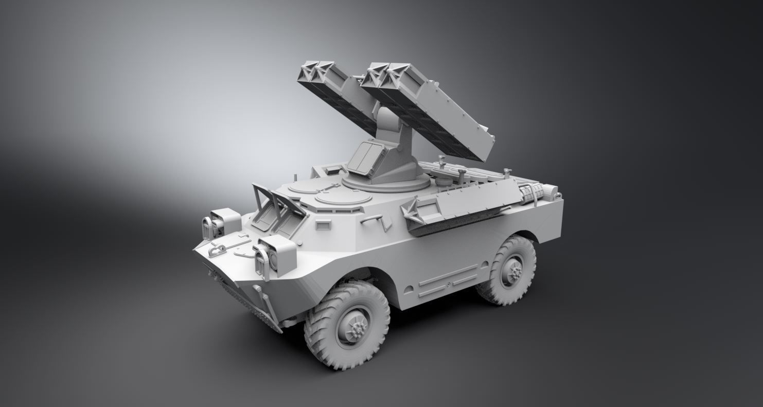 Strela 1 Scale model 3D model 3D printable | CGTrader