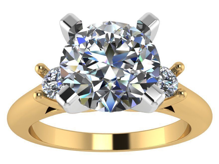 Peg Head Ring 1614 3D model 3D printable | CGTrader