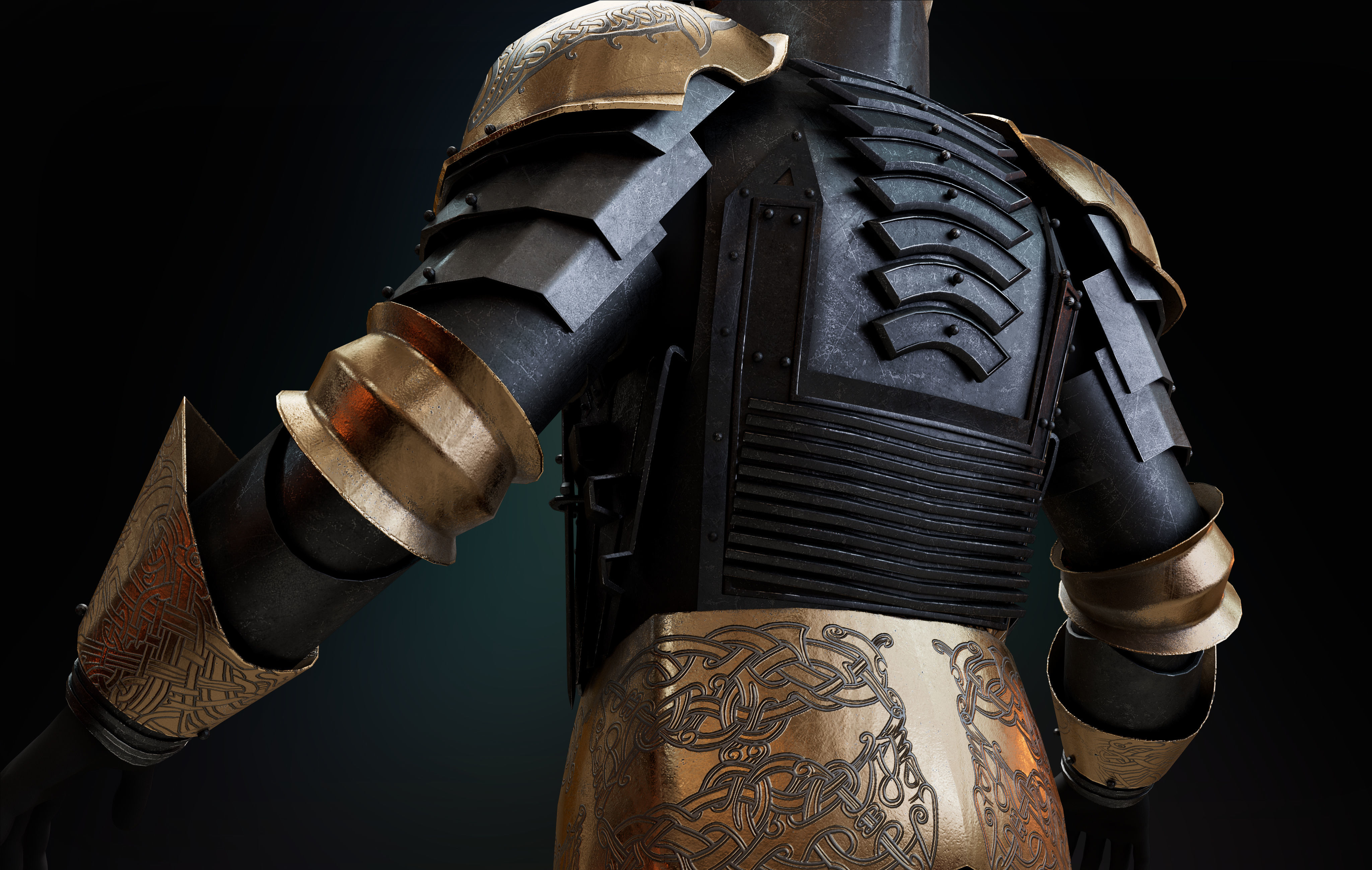 Armor Set 3D model | CGTrader