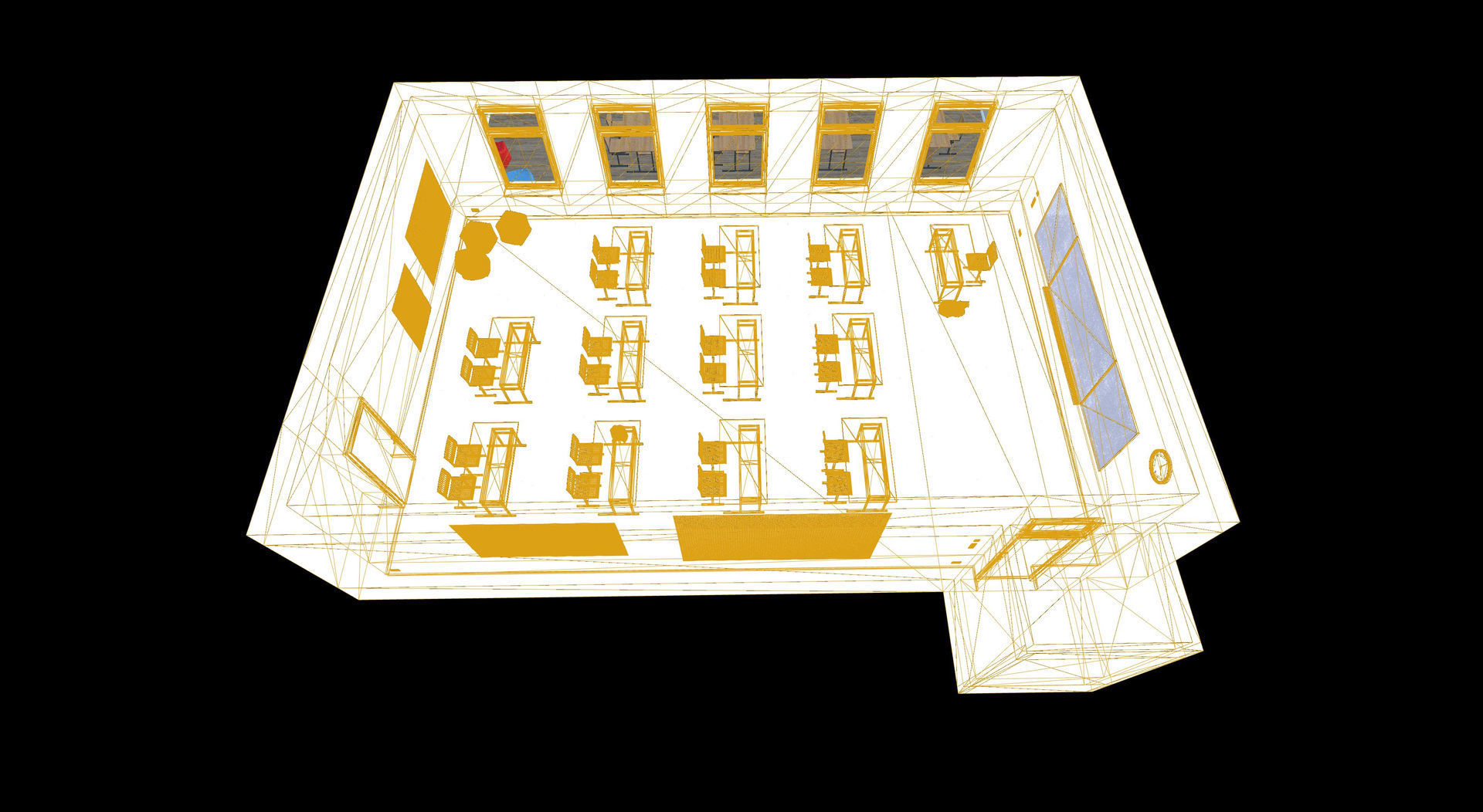 School Collection UE4 3D model | CGTrader