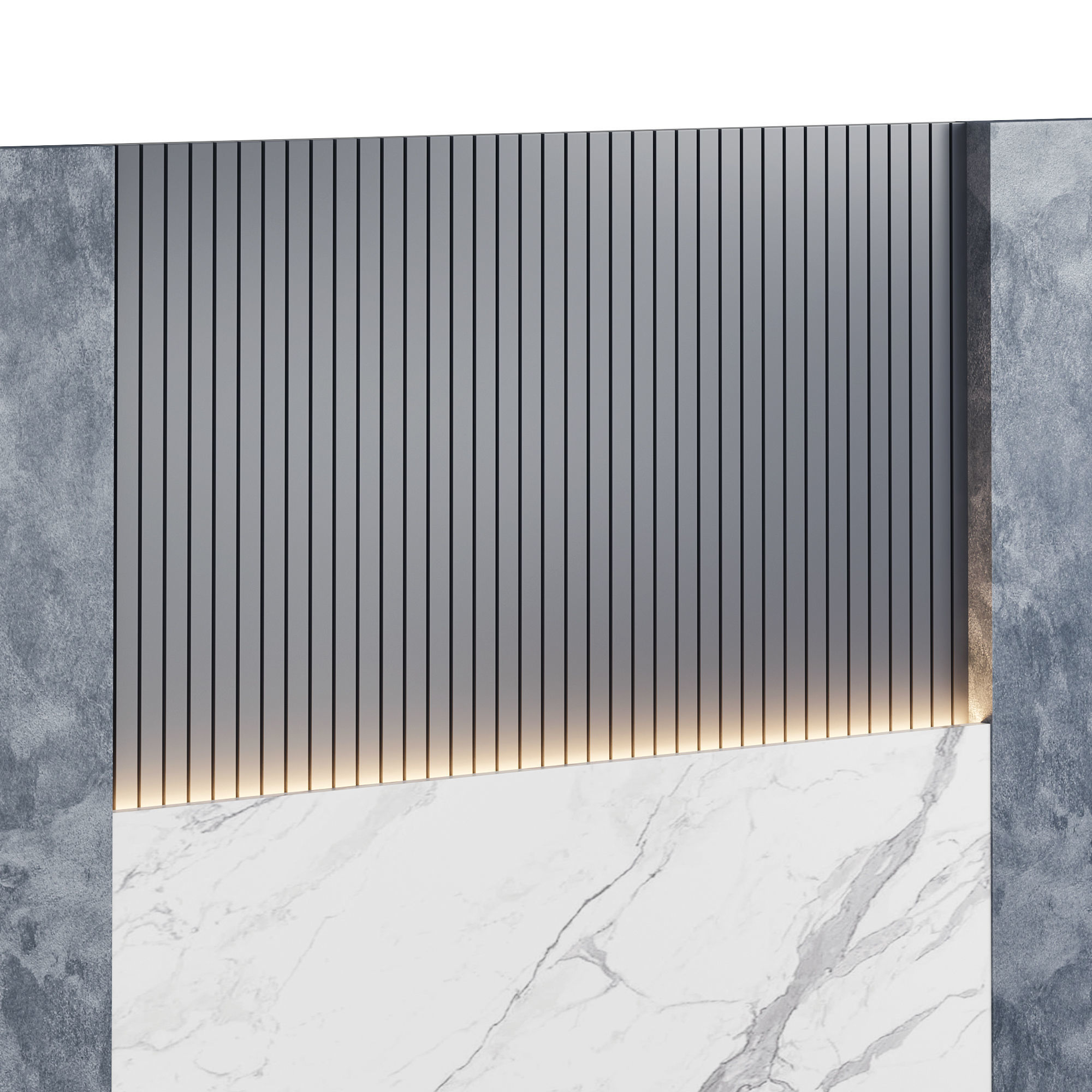 wall panels 007 3D model | CGTrader