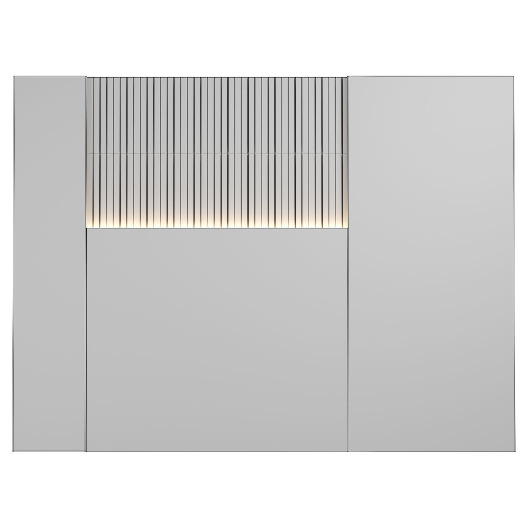 wall panels 007 3D model | CGTrader