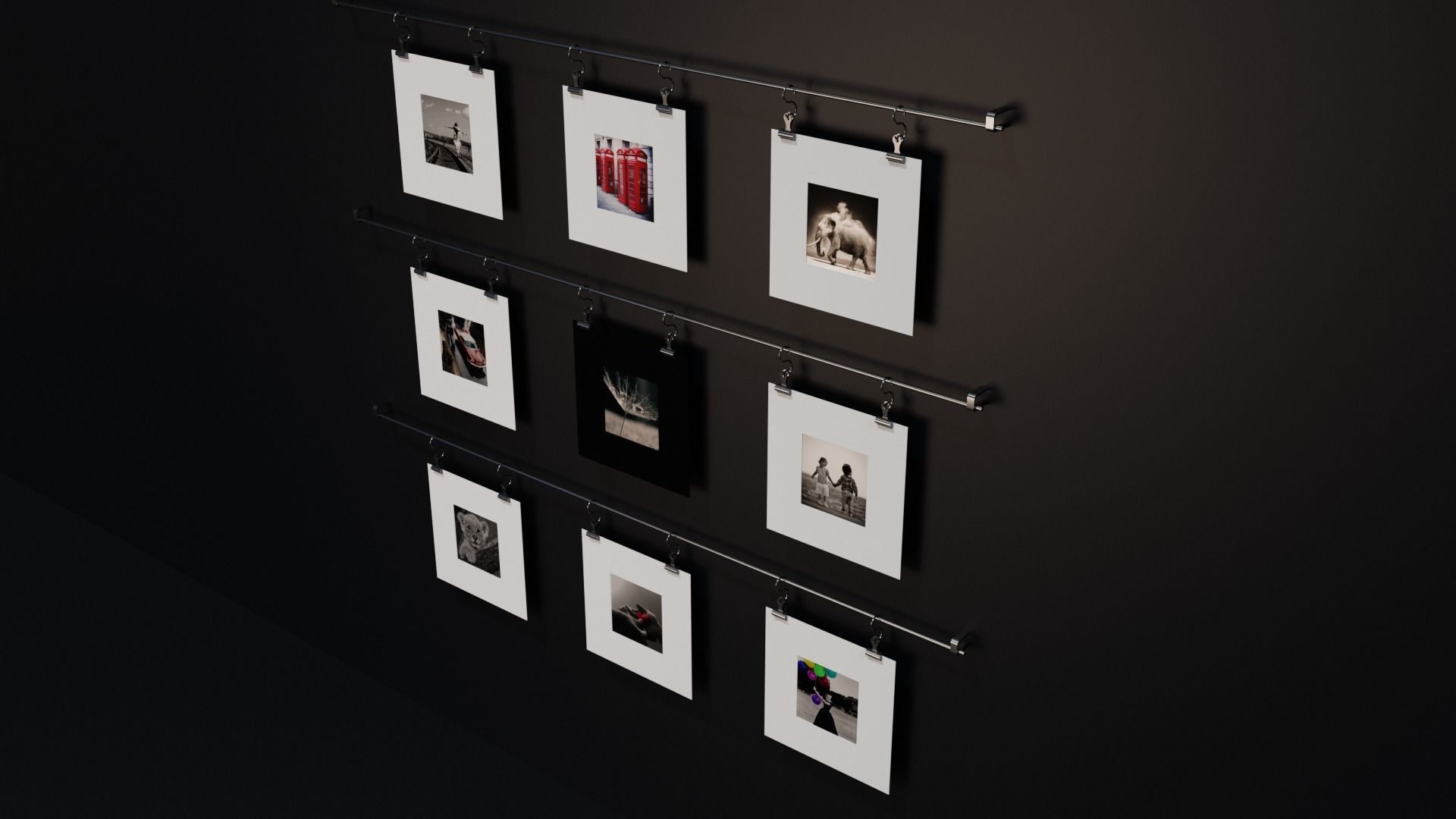 Photo Wall Deco free VR / AR / low-poly 3D model | CGTrader