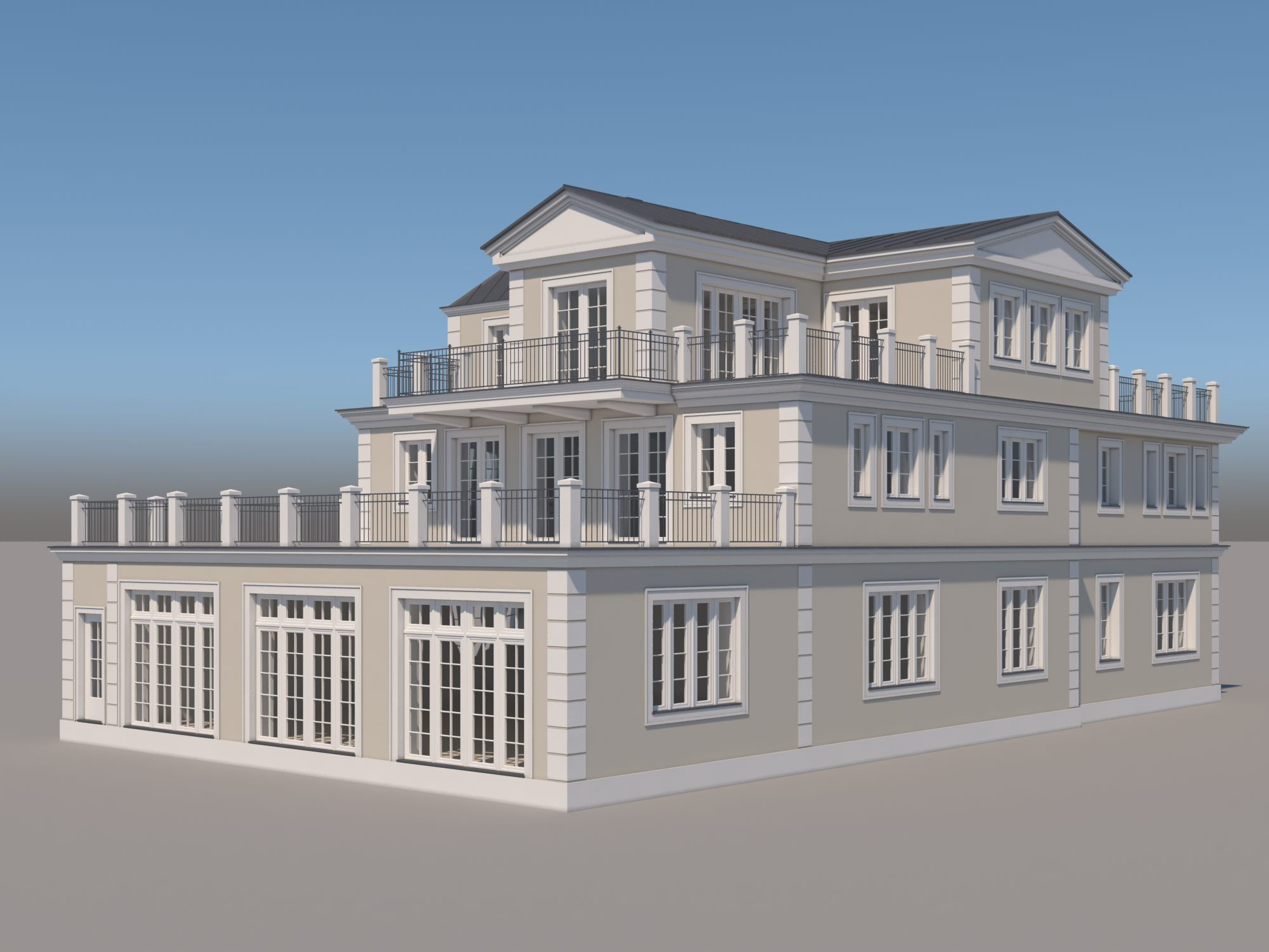Mansion House 011 3D model | CGTrader