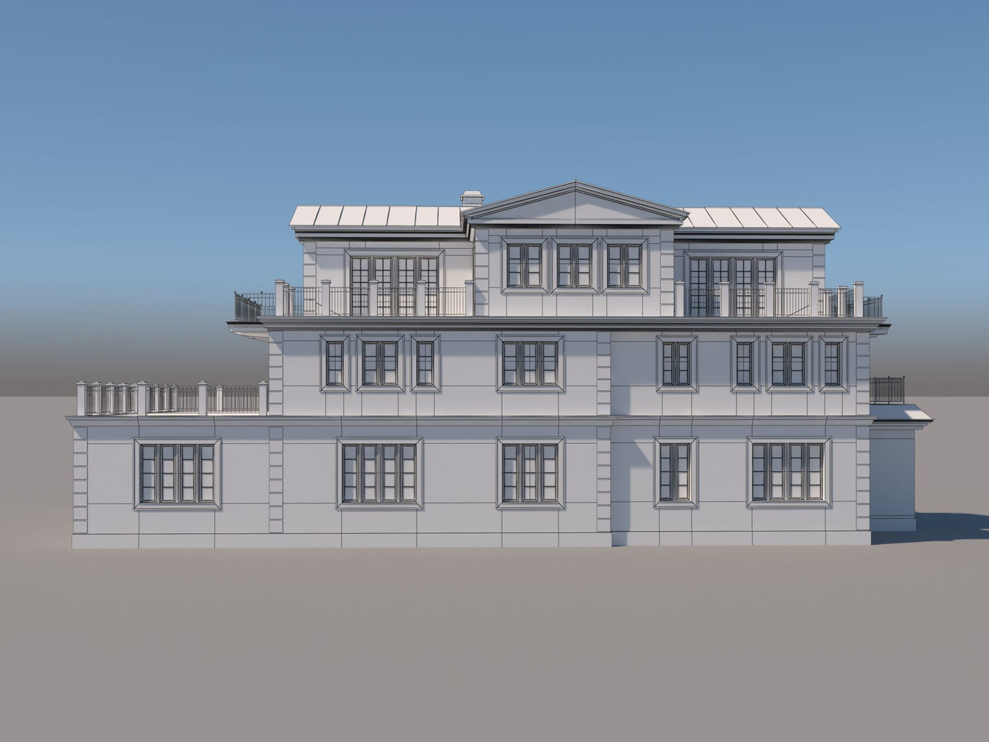 Mansion House 011 3D model | CGTrader