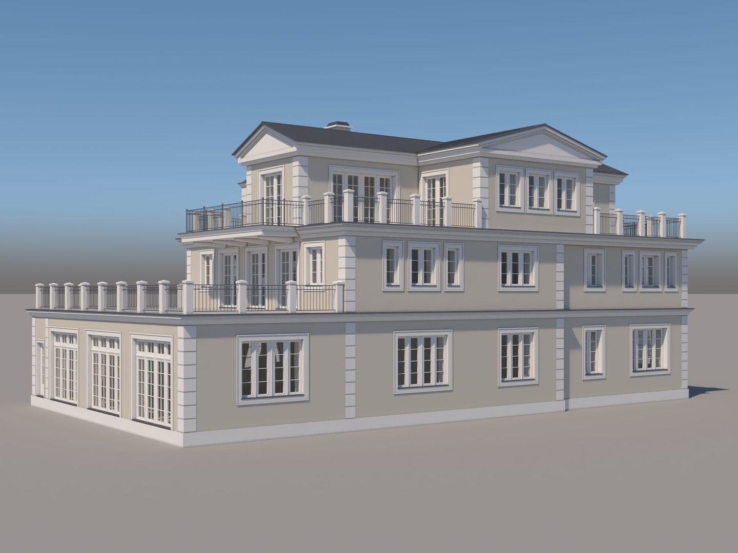 Mansion House 011 3D model | CGTrader
