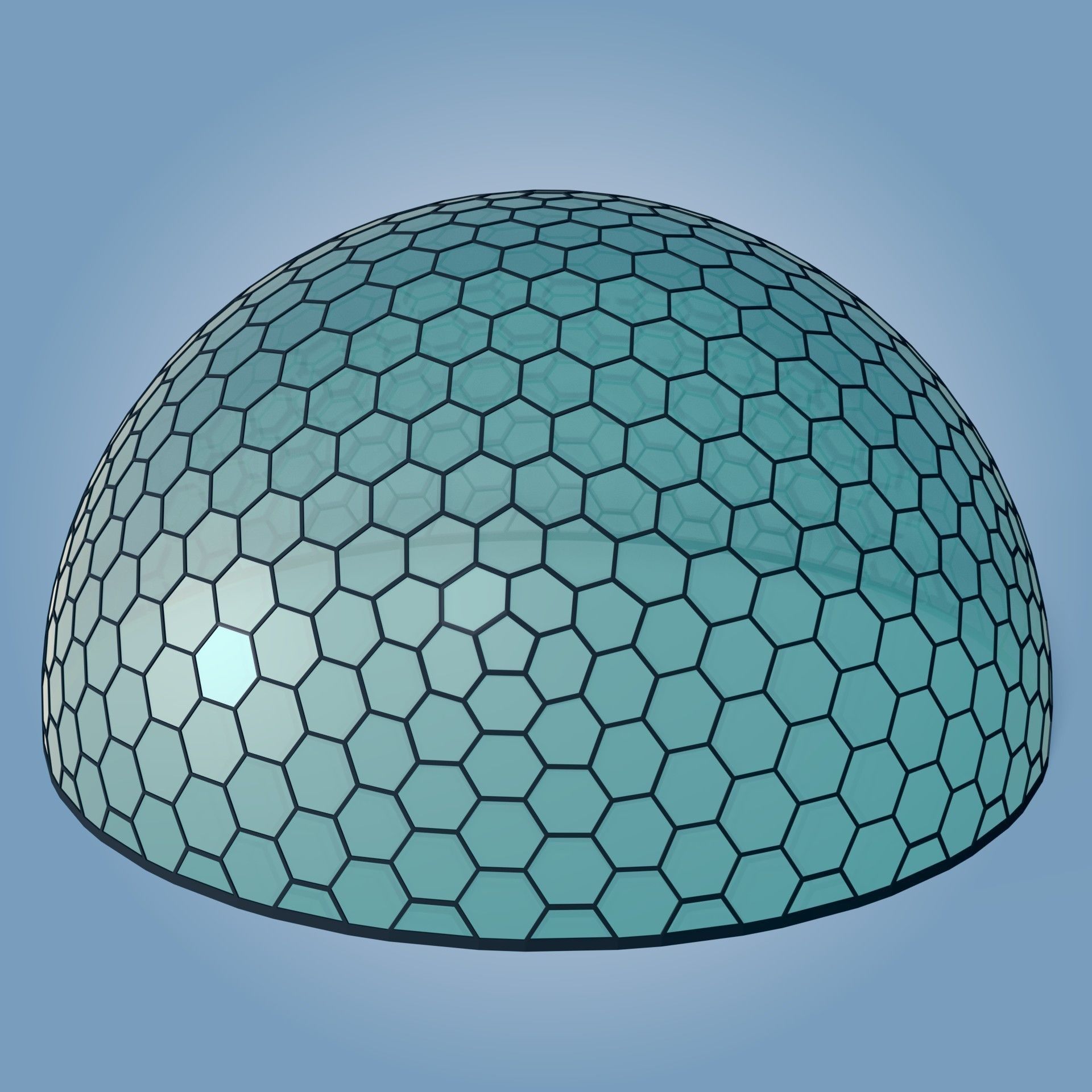 3D model Geodesic Dome VR / AR / low-poly | CGTrader