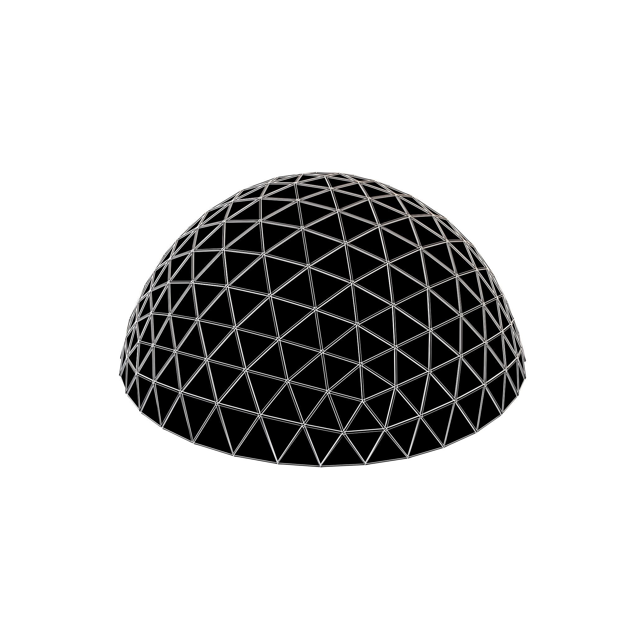 3D model Geodesic Dome v1 001 VR / AR / low-poly | CGTrader