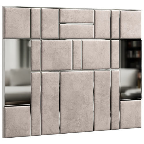 Panel mirrors for living room 3D model | CGTrader