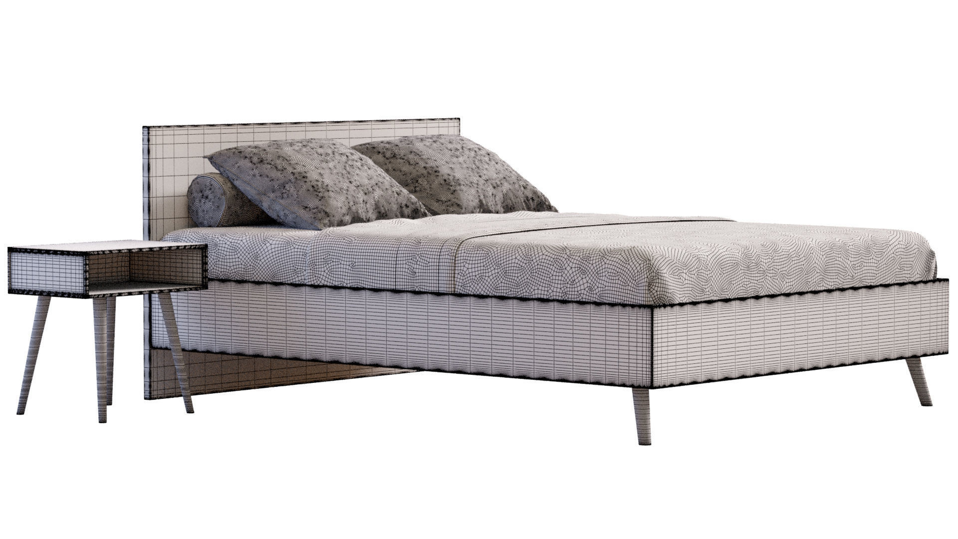 Bed Xaga 3D model | CGTrader