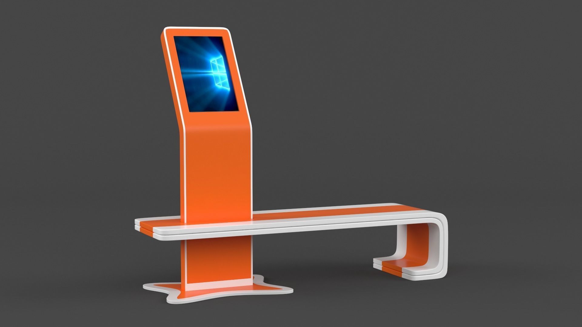 Electronic Kiosk 3D model | CGTrader