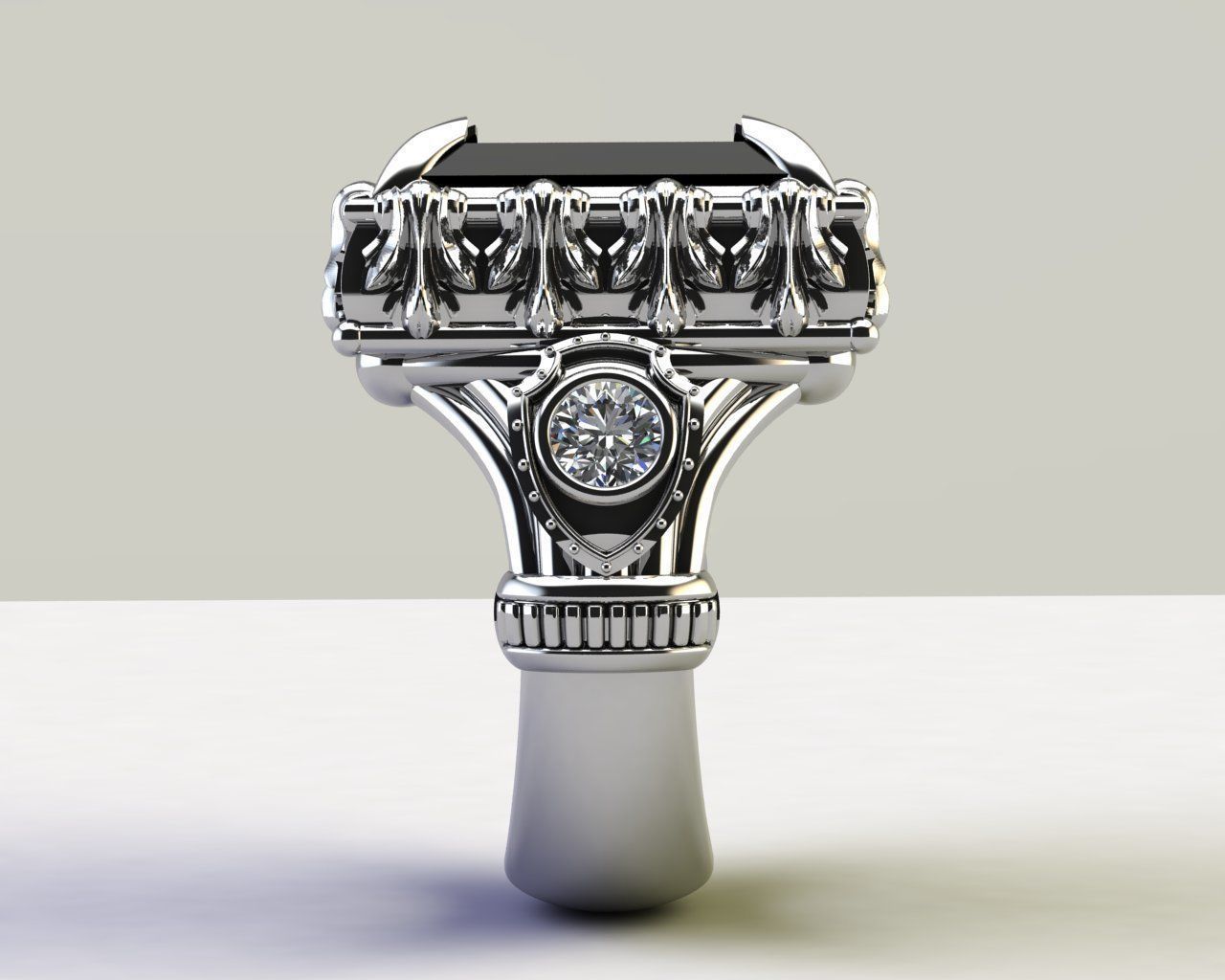 Mens ring STL 3D model 3D printable | CGTrader