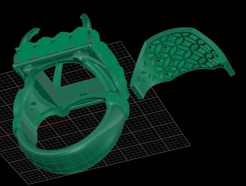 Mens ring STL 3D model 3D printable | CGTrader