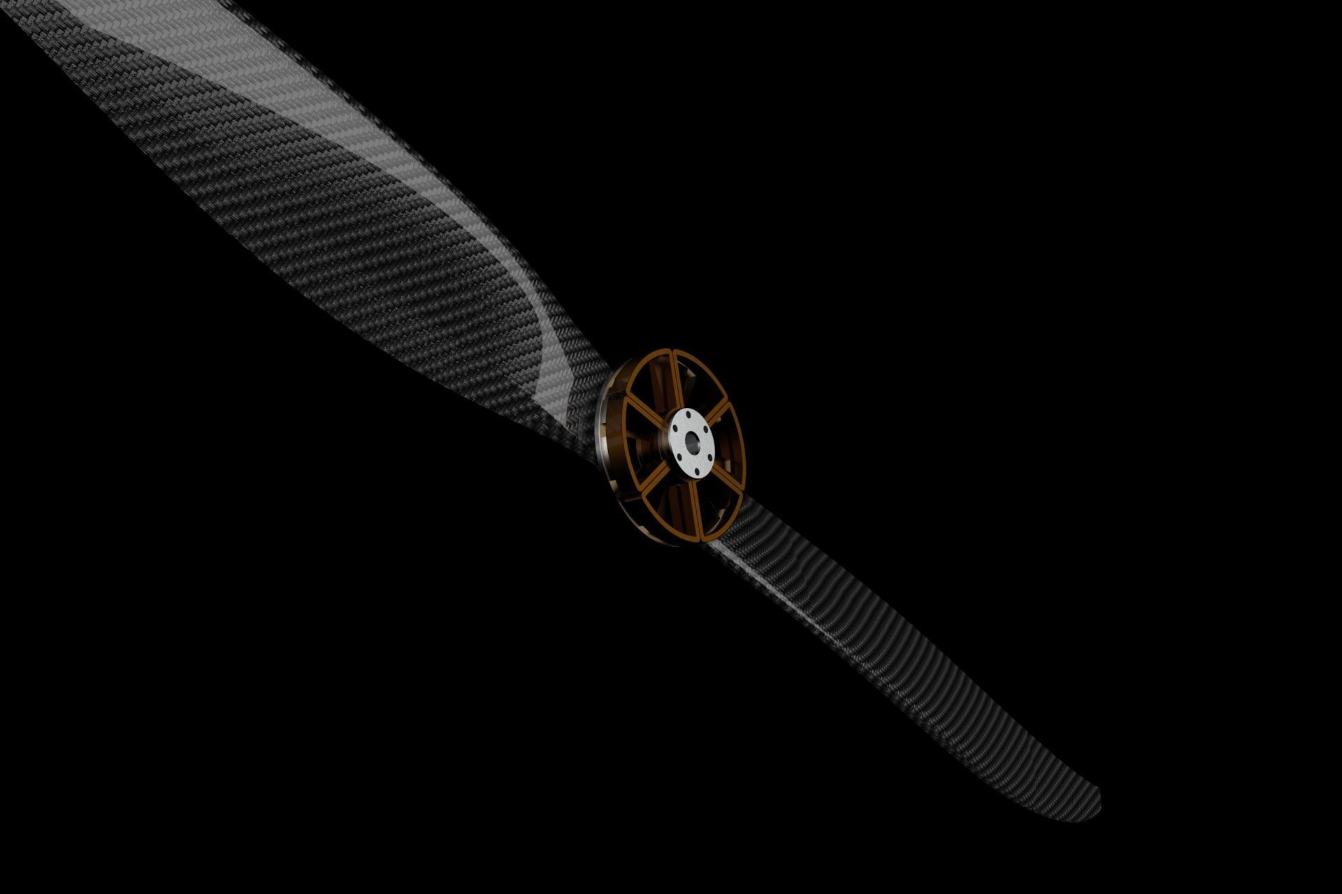 Axial Flux Coreless BLDC Motor 3D model | CGTrader