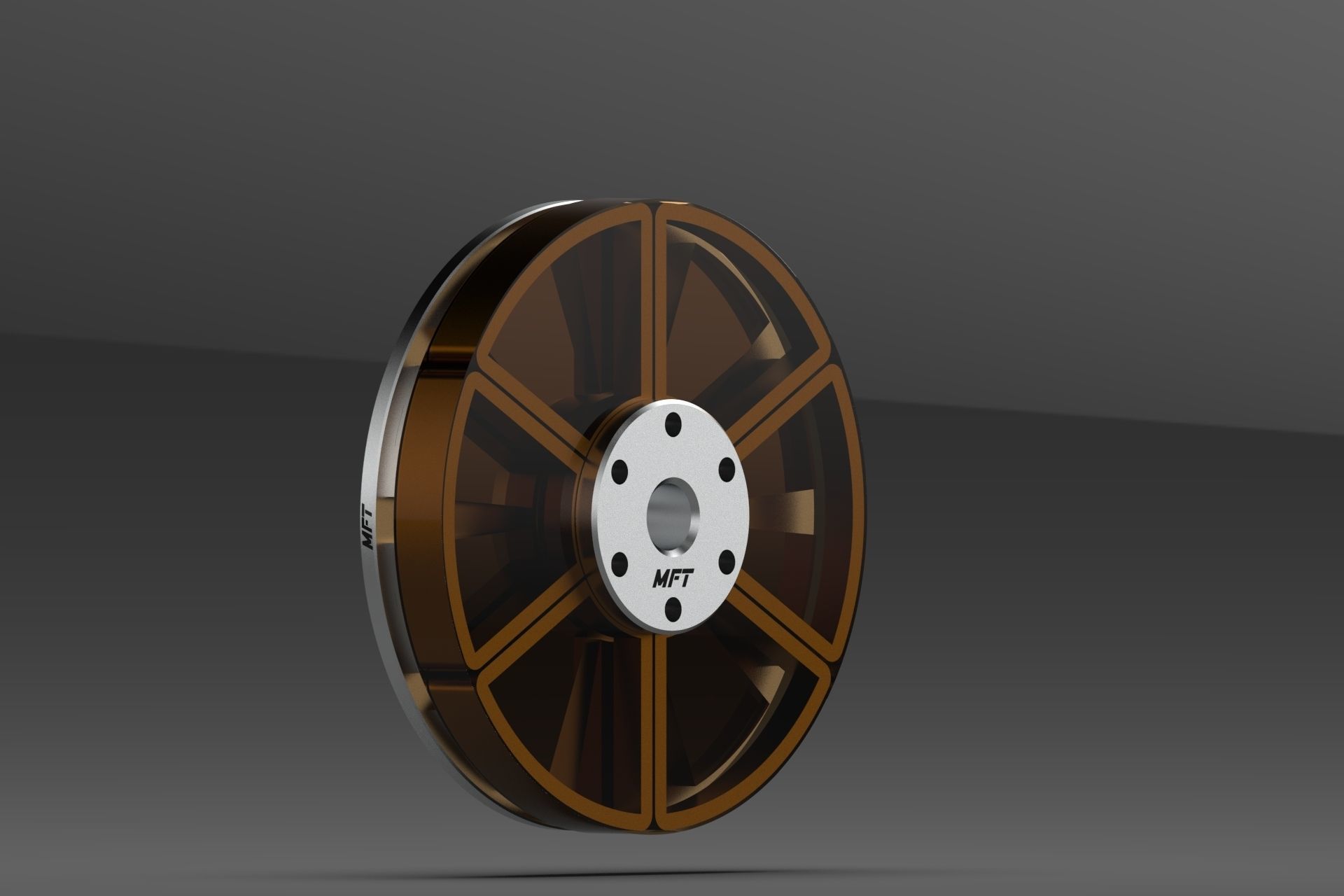 Axial Flux Coreless BLDC Motor 3D model | CGTrader