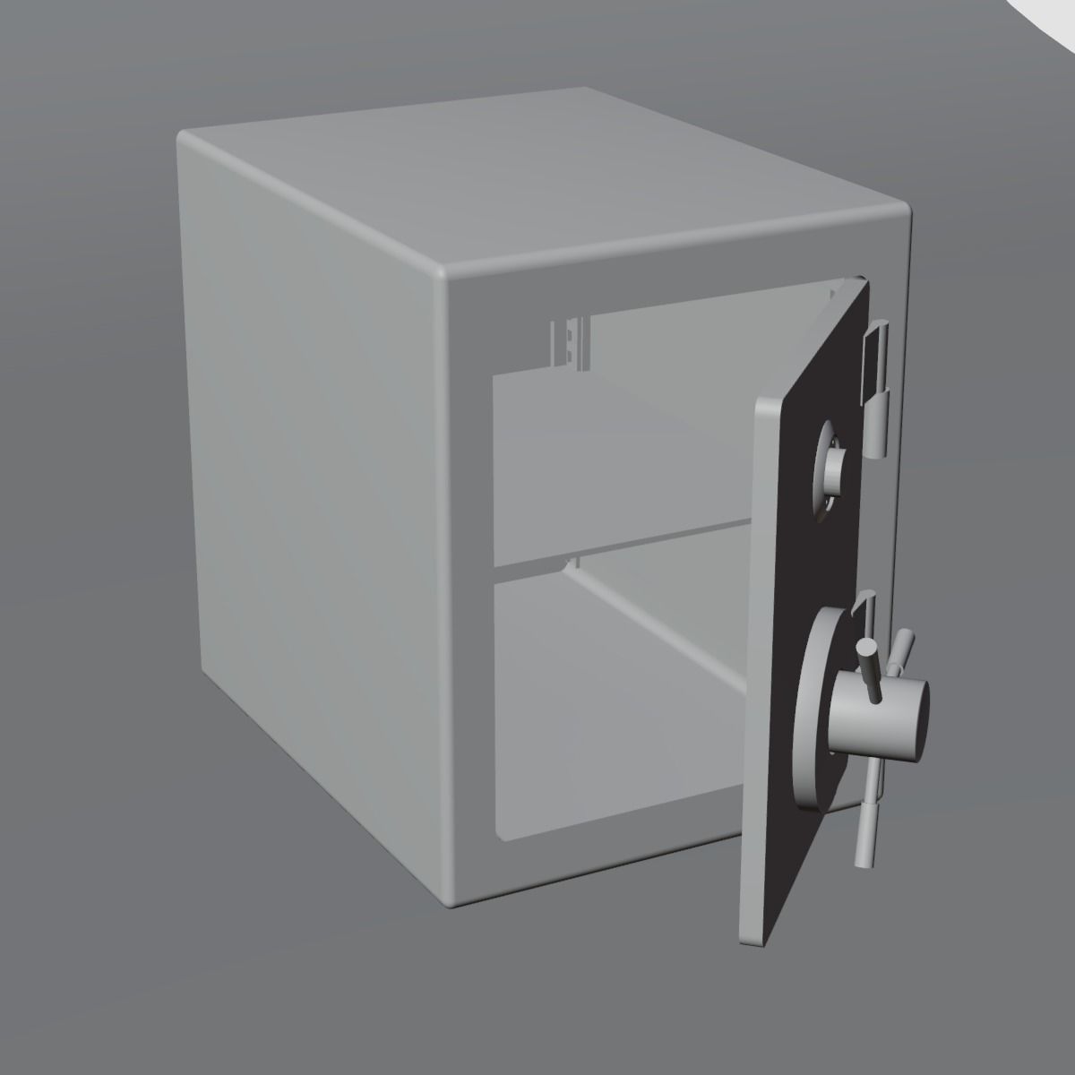 3D model Steel Safe VR / AR / low-poly | CGTrader