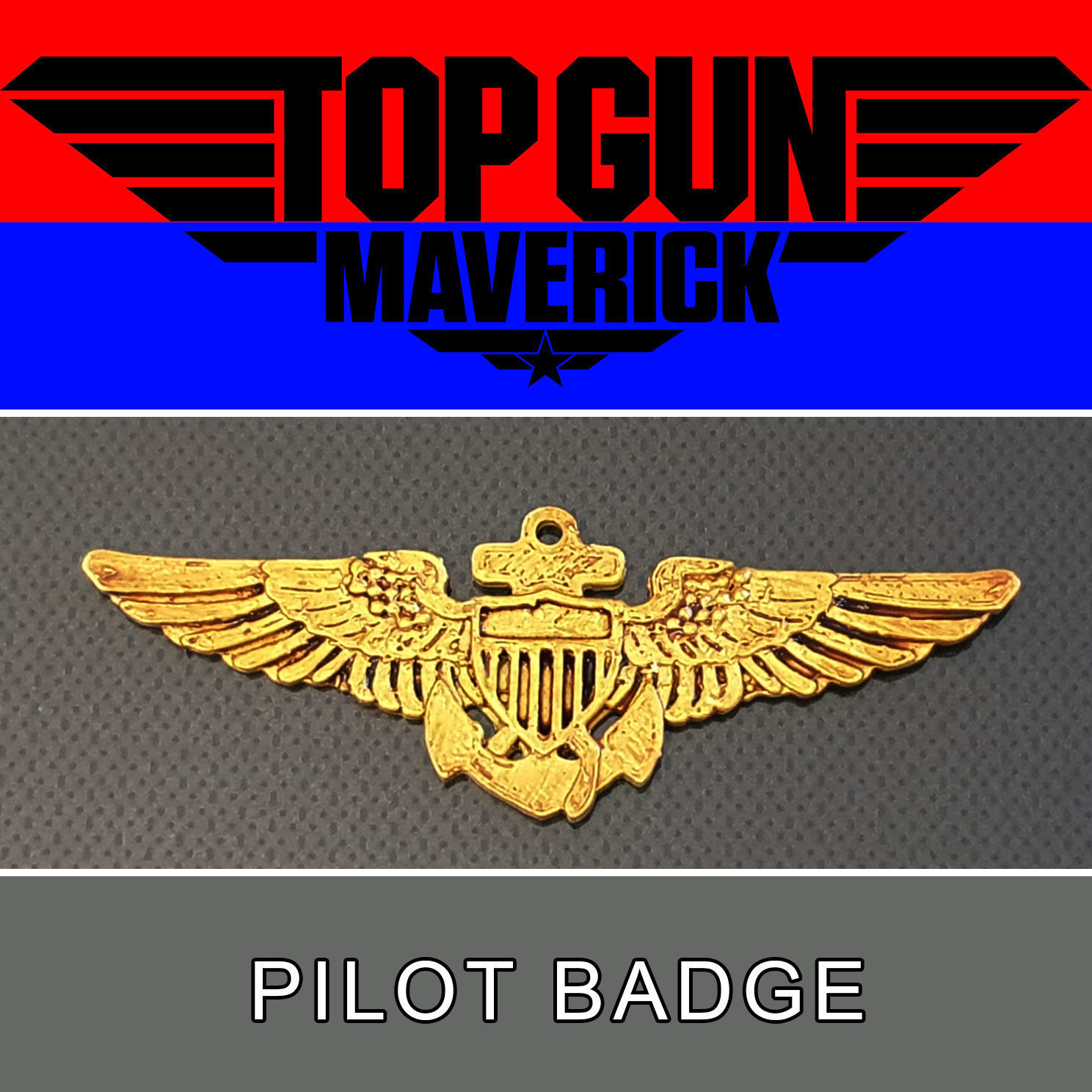 Pilot badge 3D model | CGTrader