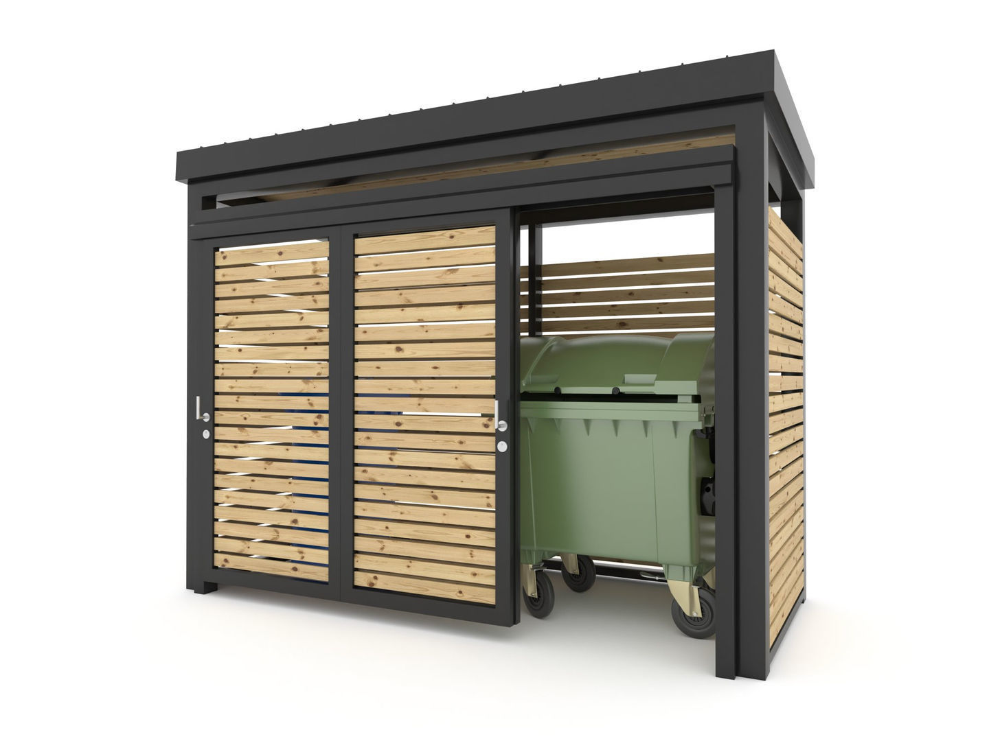 Rubbish Bin Store 3D model | CGTrader