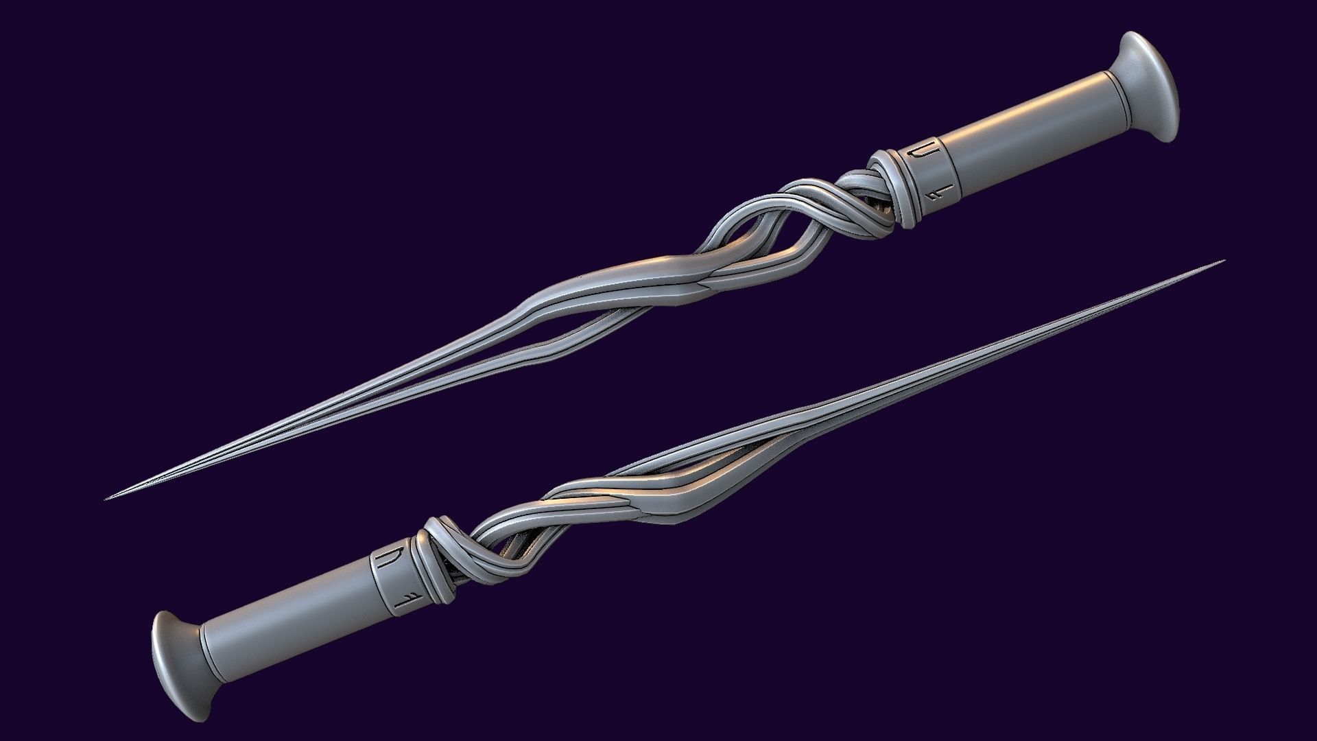 3D model Dumbledores wand lowpoly VR / AR / low-poly | CGTrader