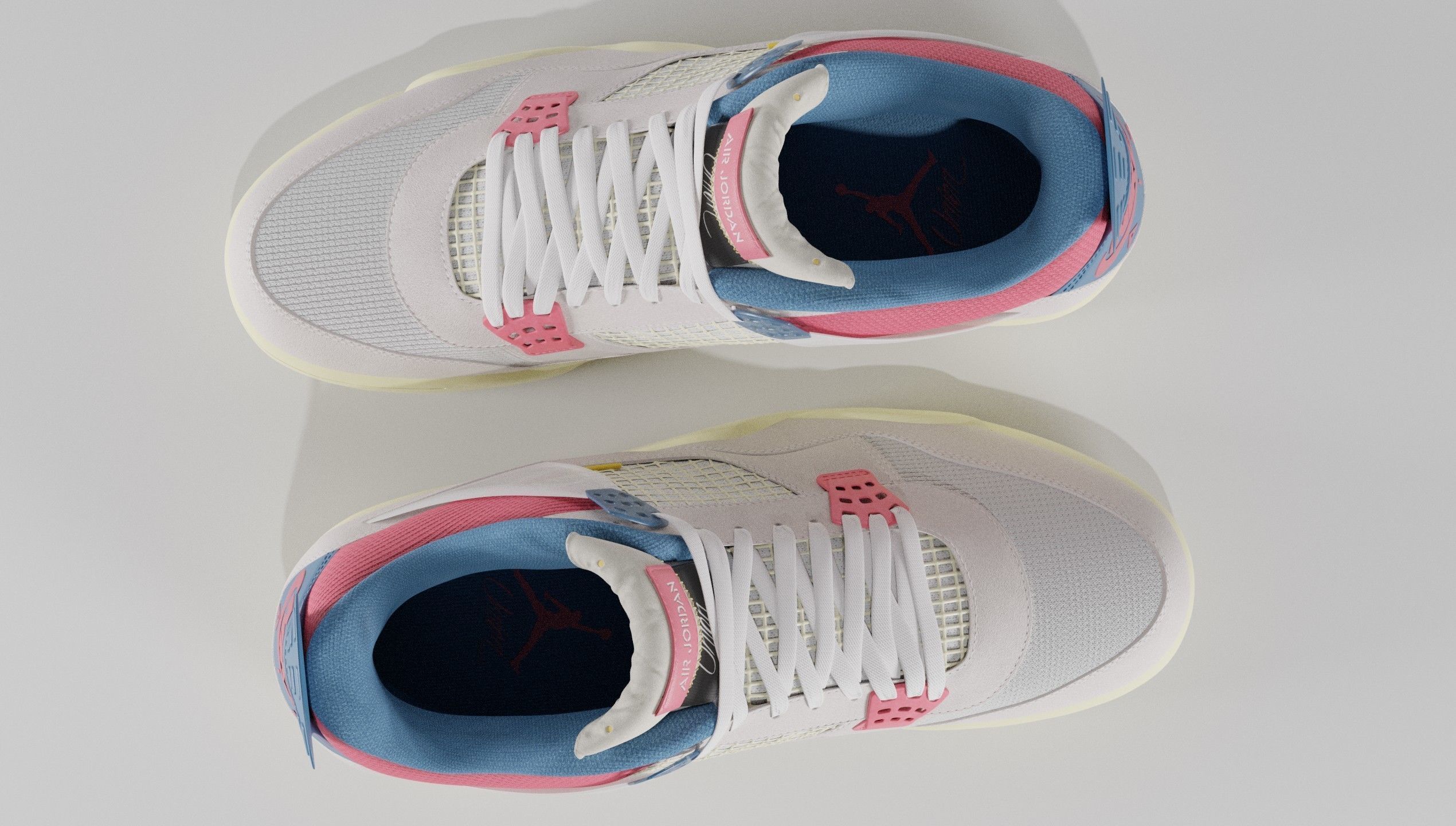 Jordan 4 Union LA Guava Ice 3D model | CGTrader