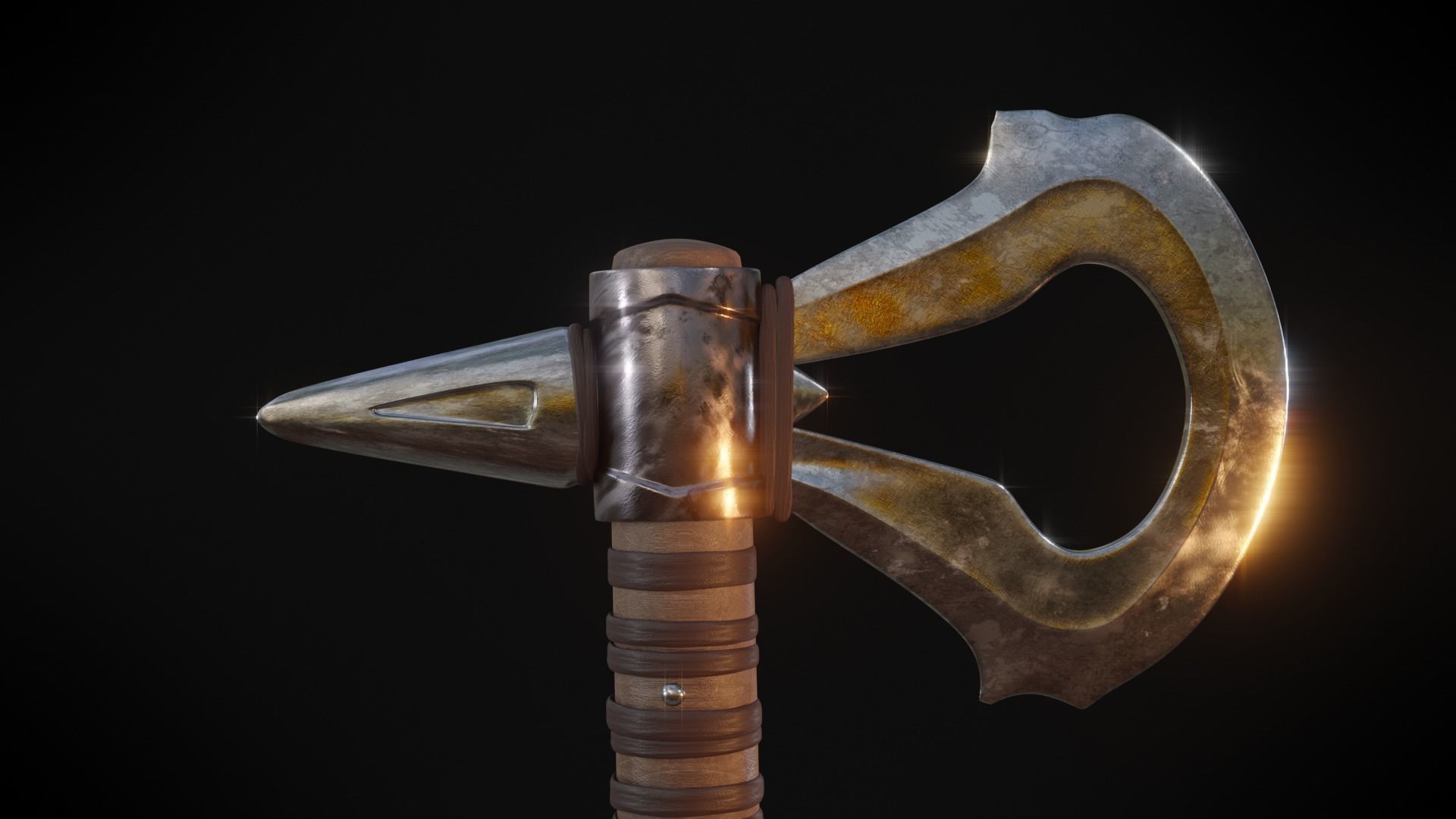 3D model Connor Tomahawk - Assassins Creed III VR / AR / low-poly ...