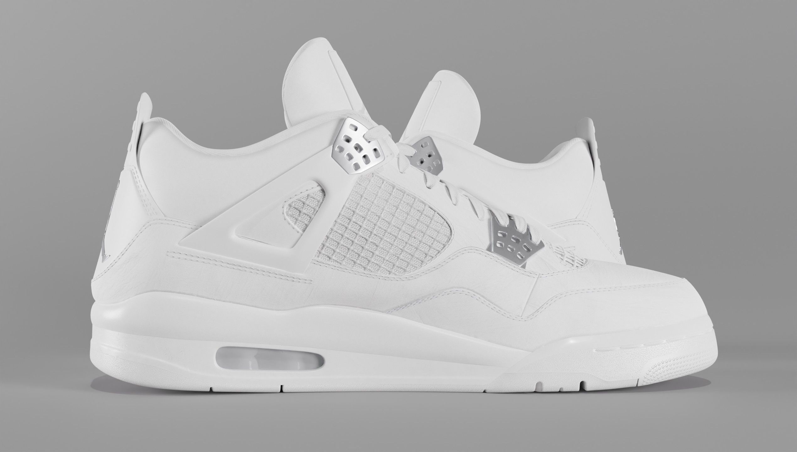 3D model Jordan 4 Pure Money VR / AR / low-poly | CGTrader