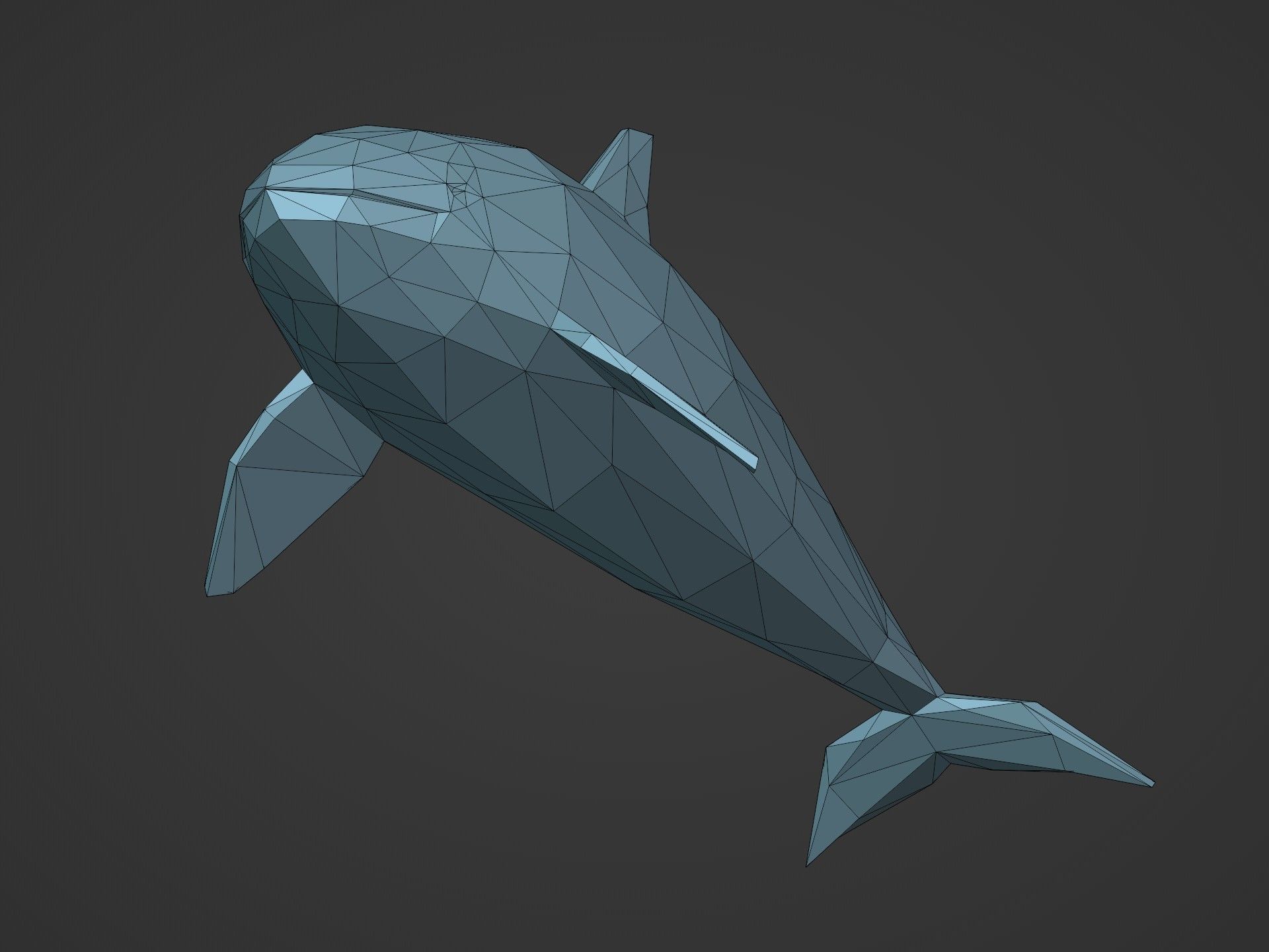 3D model LowPoly killer whale VR / AR / low-poly | CGTrader