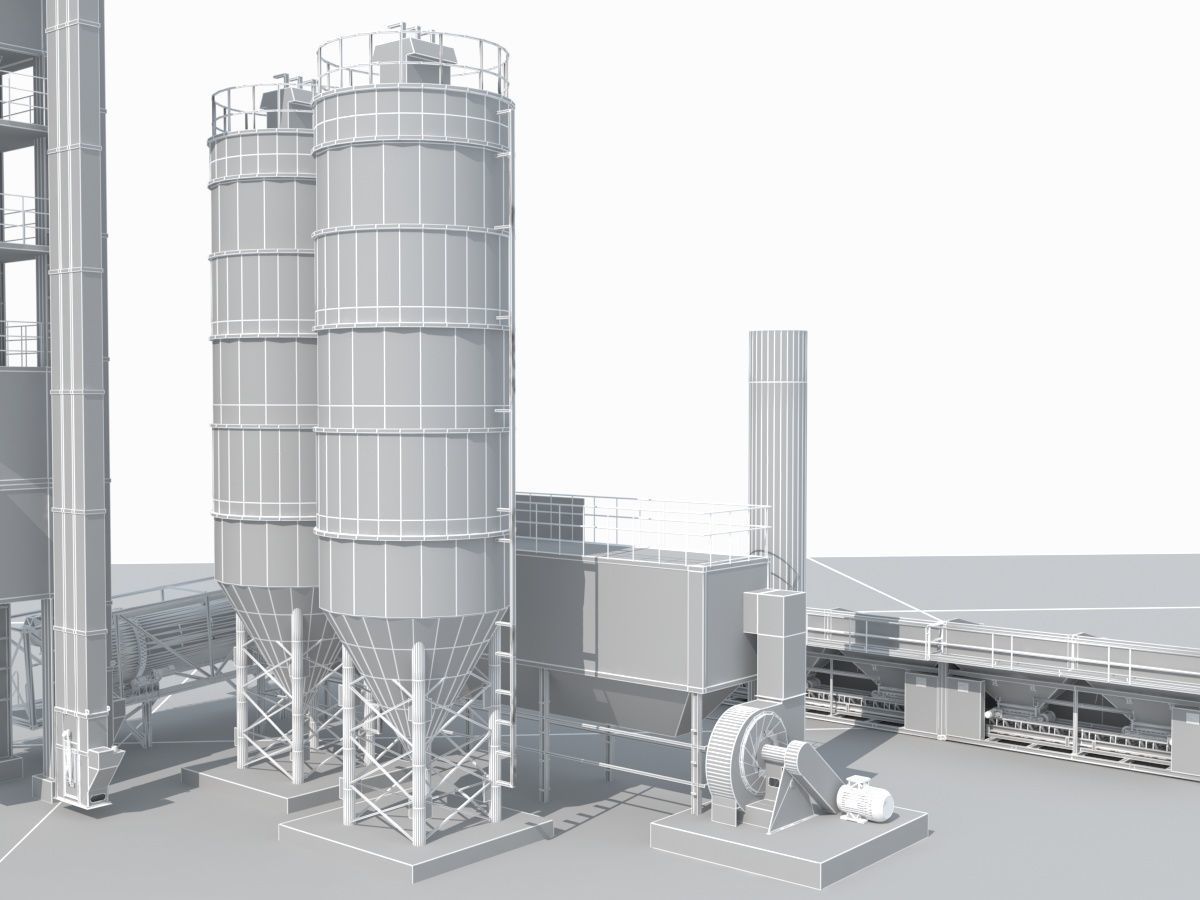 Concrete Batching Plant 3D model | CGTrader
