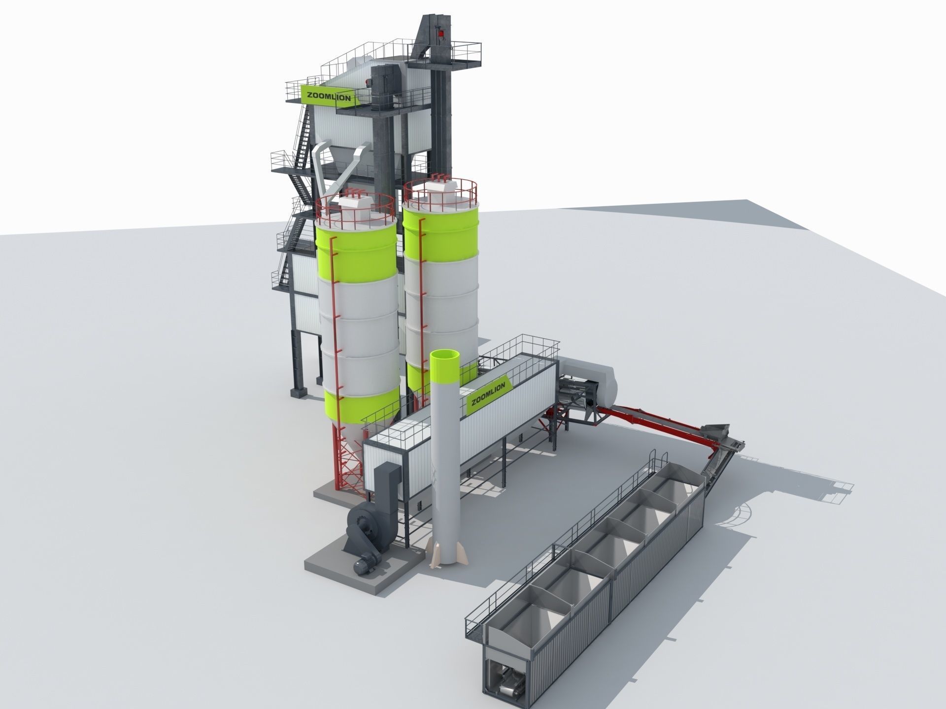 Concrete Batching Plant 3D model | CGTrader