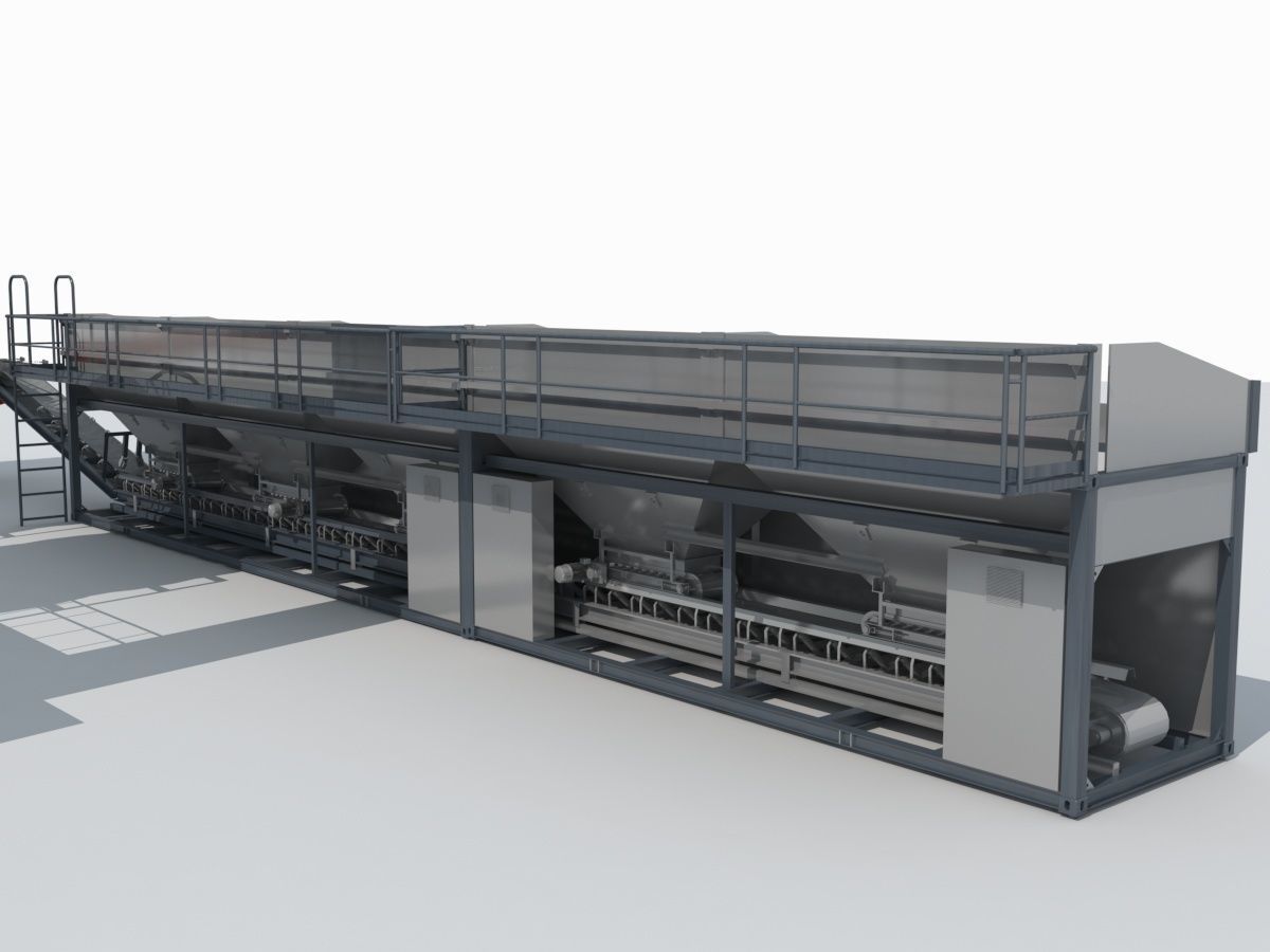 Concrete Batching Plant 3D model | CGTrader
