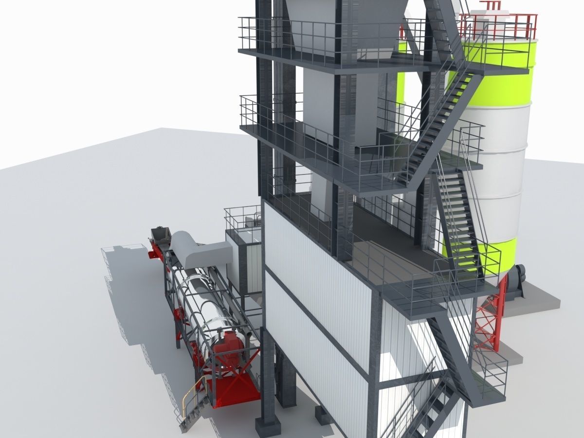 Concrete Batching Plant 3D model | CGTrader