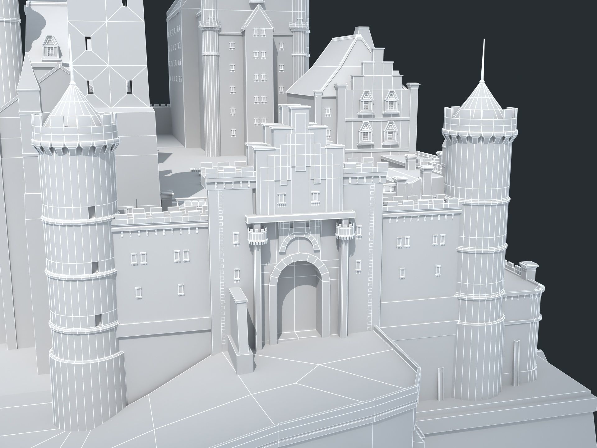 Neuschwanstein castle 3D model | CGTrader